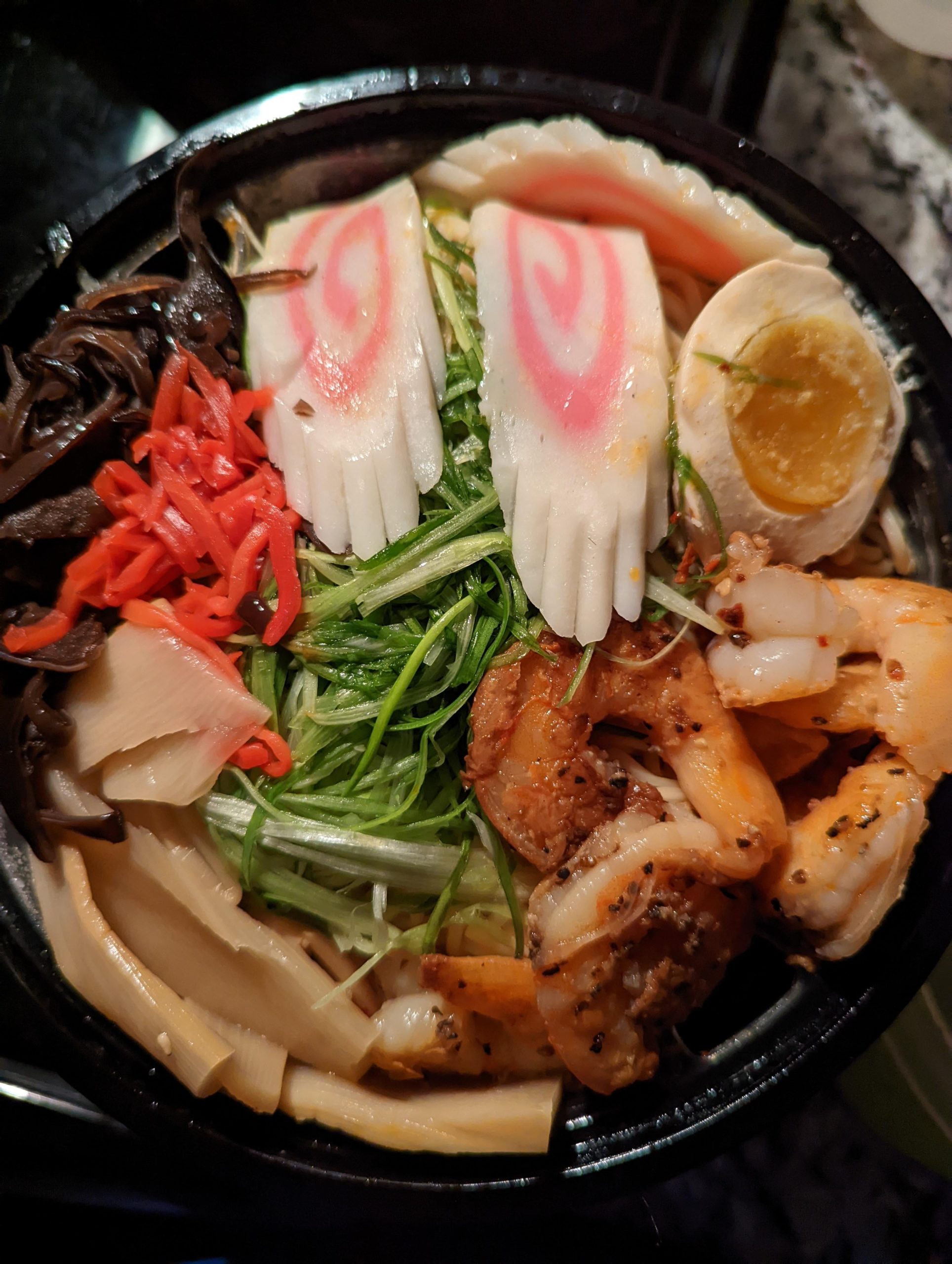 spicy shrimp ramen from Kami - Dining and Cooking