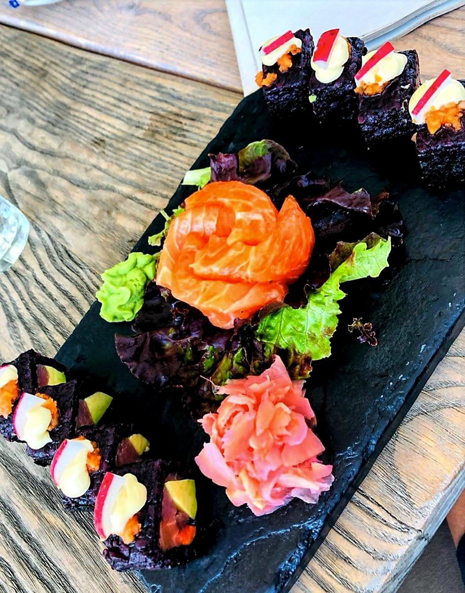 Sashimi & Tuna Avo Roll. - Dining and Cooking