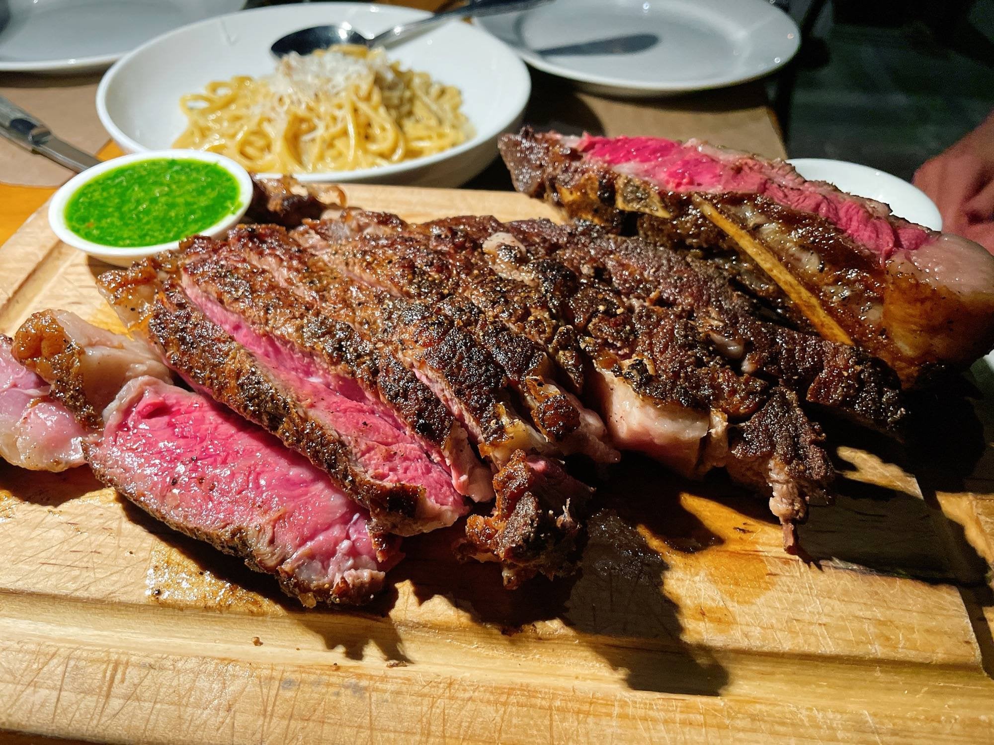 Bone in ribeye medium rare - Dining and Cooking