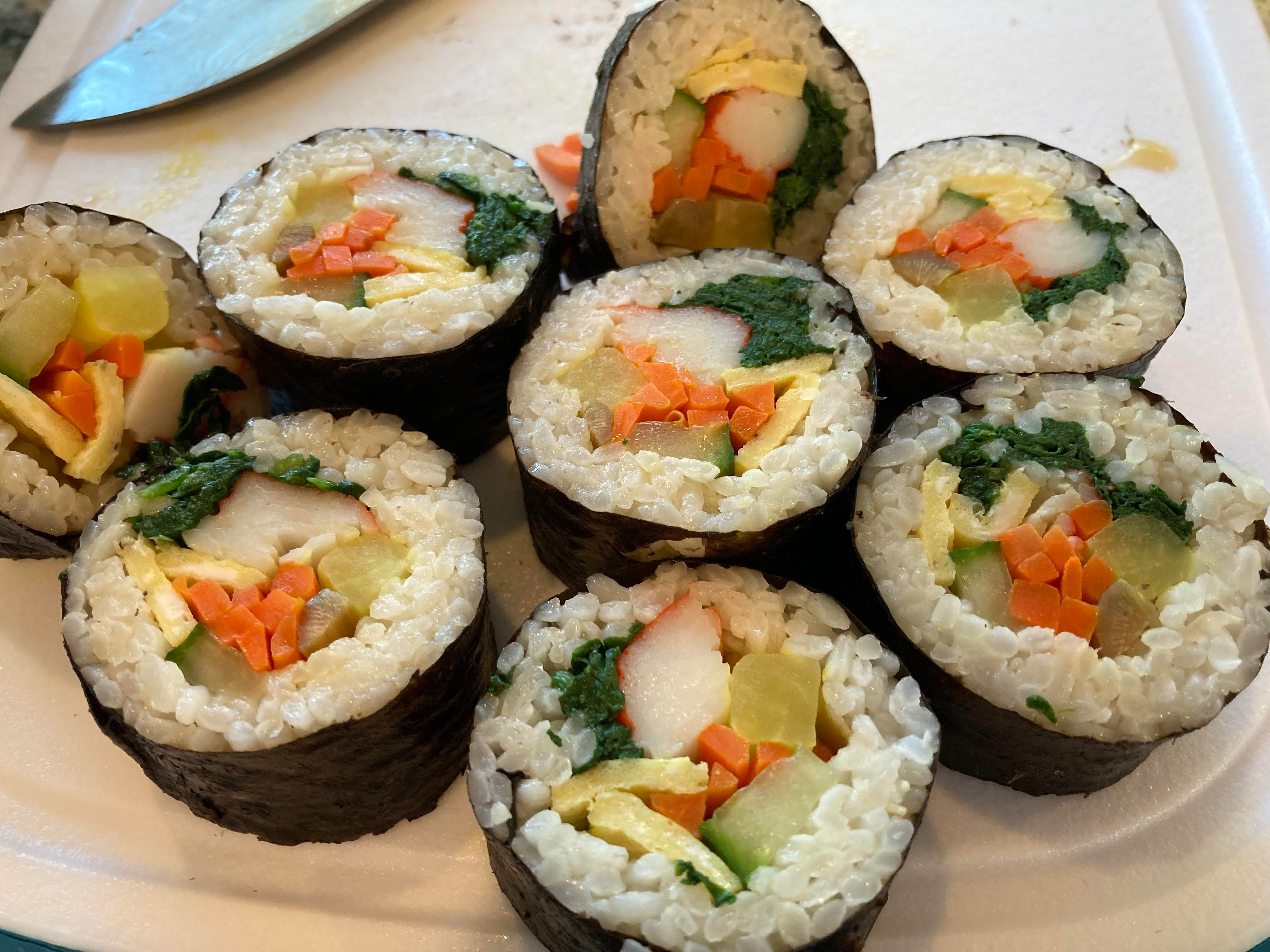Attempt number two at making Gimbap - Dining and Cooking