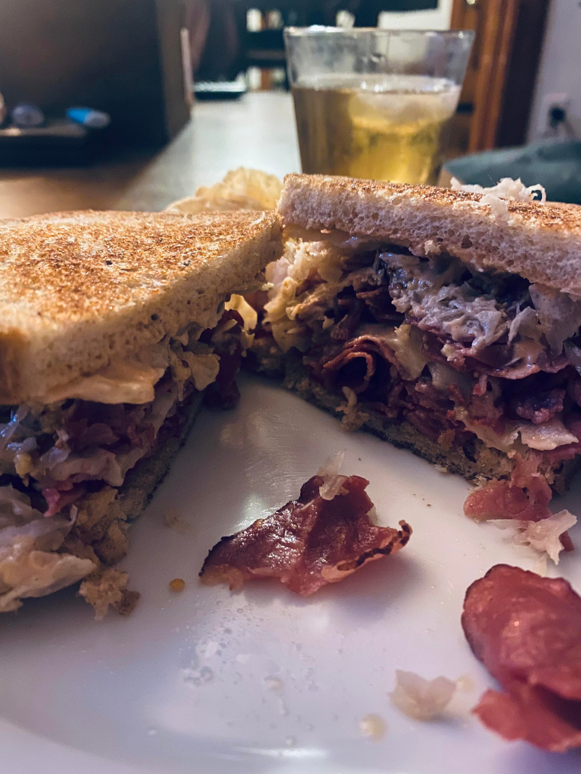 Homemade Weekday Reuben on Rye - Dining and Cooking