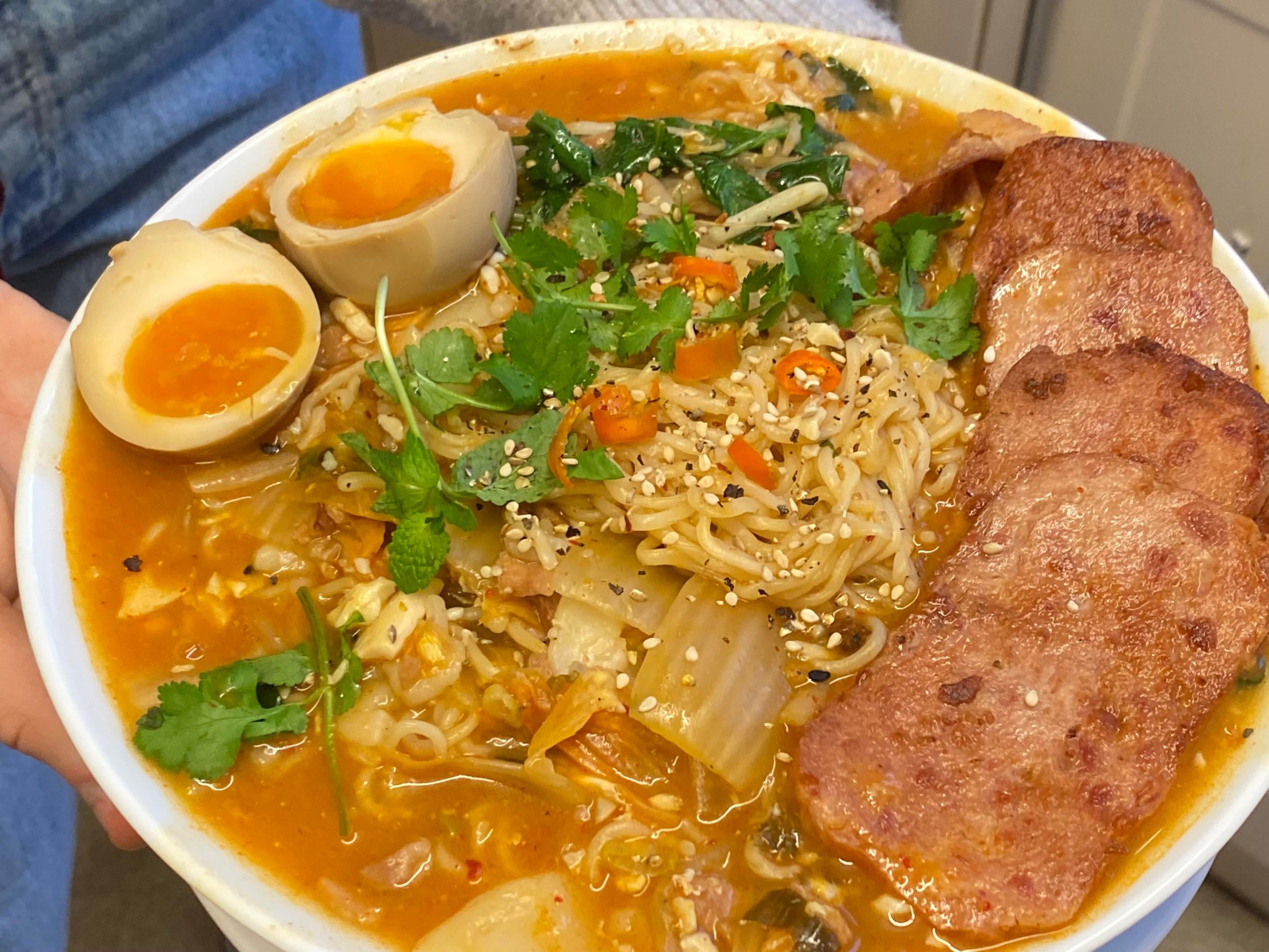 Army stew inspired ramen - Dining and Cooking