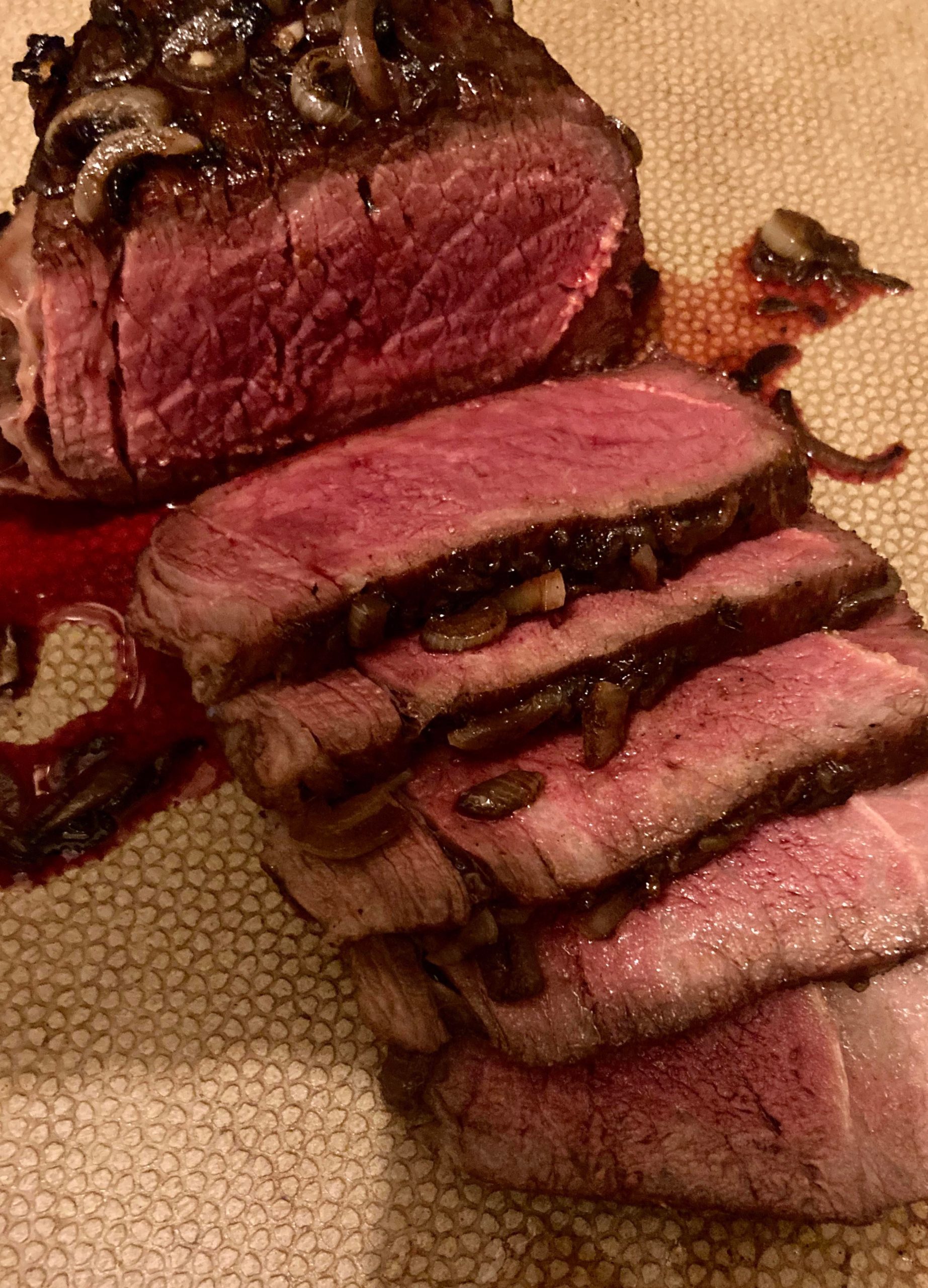 Reverse seared Wagyu bolar blade. - Dining and Cooking