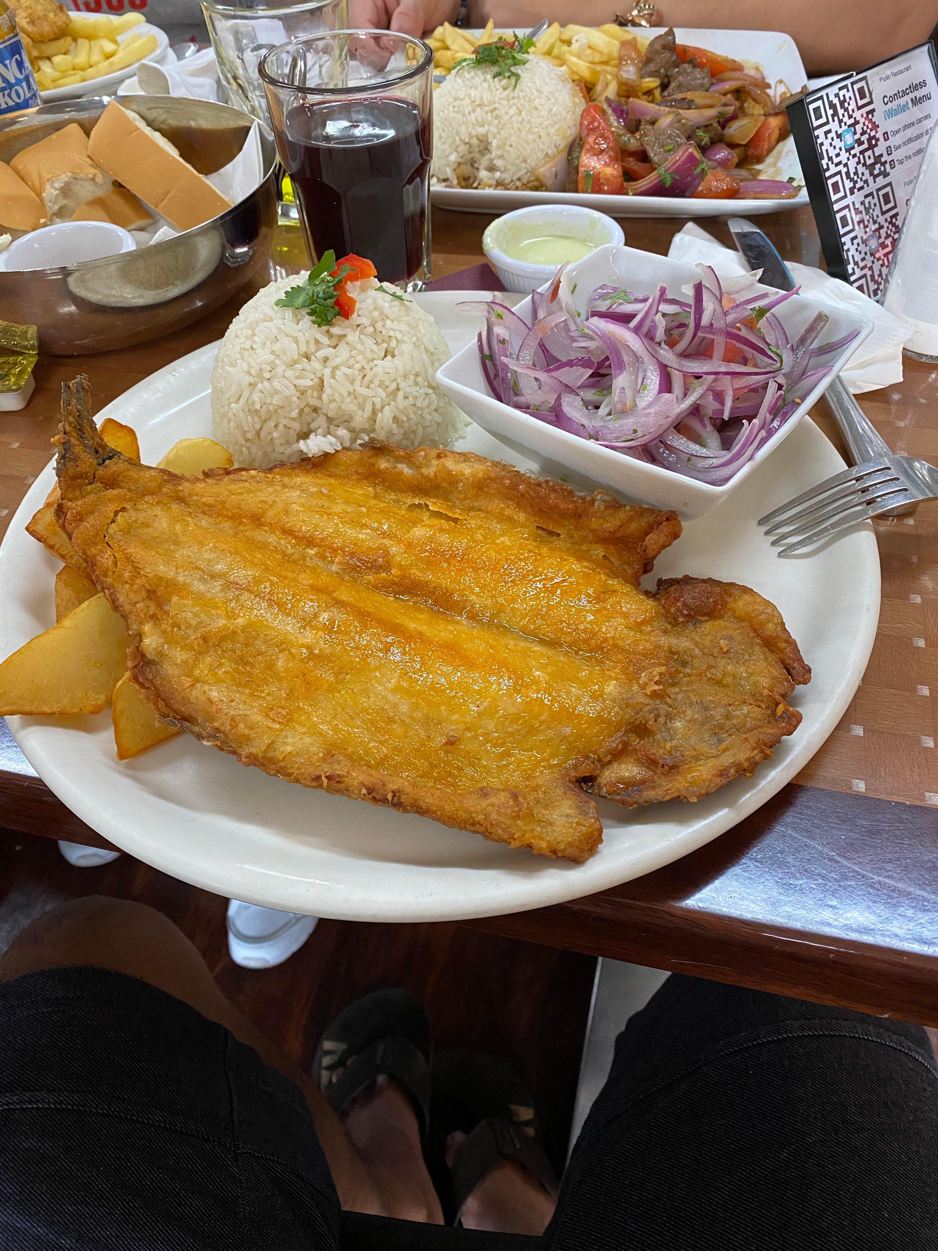 Fried Trout from Peru - Dining and Cooking