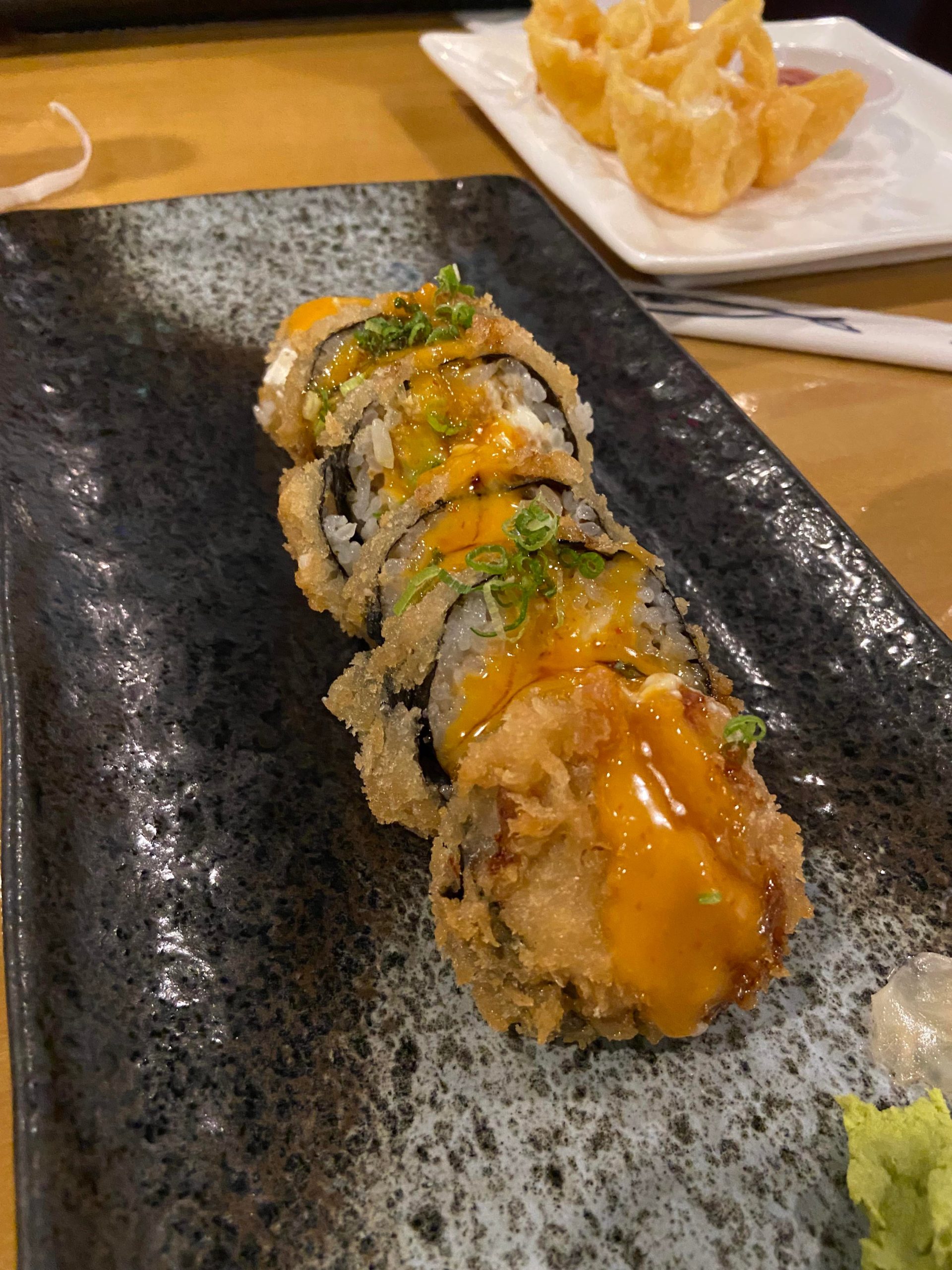 Godzilla Roll. (Featuring my first time using chopsticks) - Dining and ...