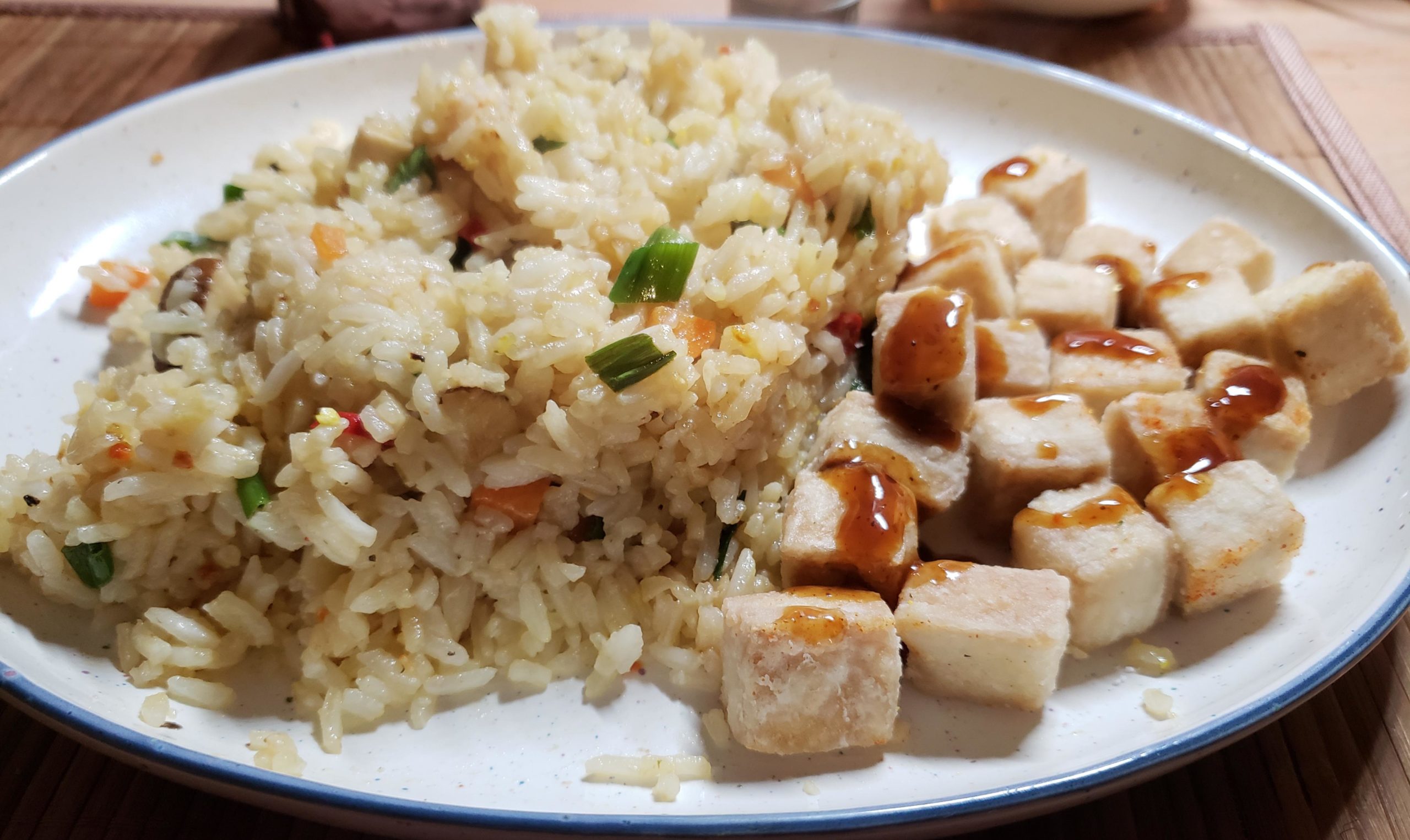 Fried rice with crispy tofu - Dining and Cooking