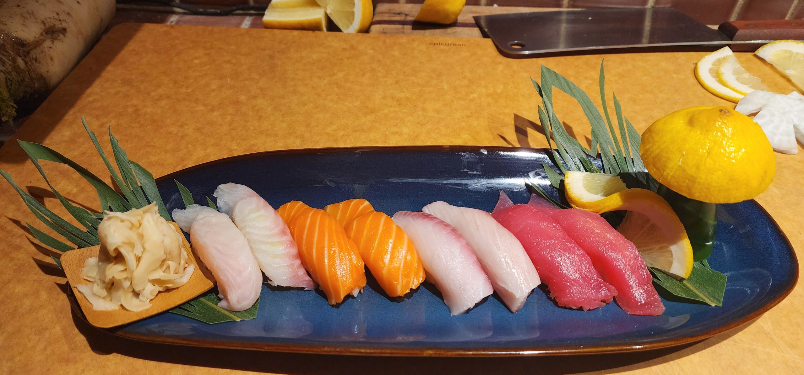 a rainbow in the rain. snapper, ora king, amberjack, bluefin tuna ...