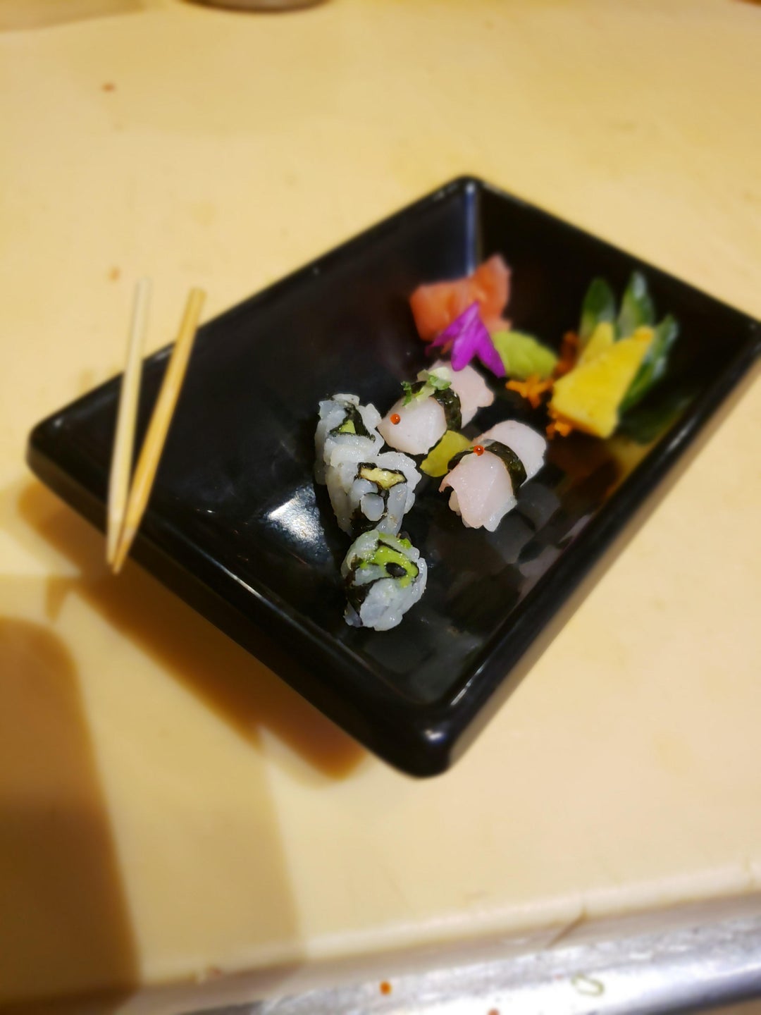 Tiny sushi i made. (penny for scale) - Dining and Cooking