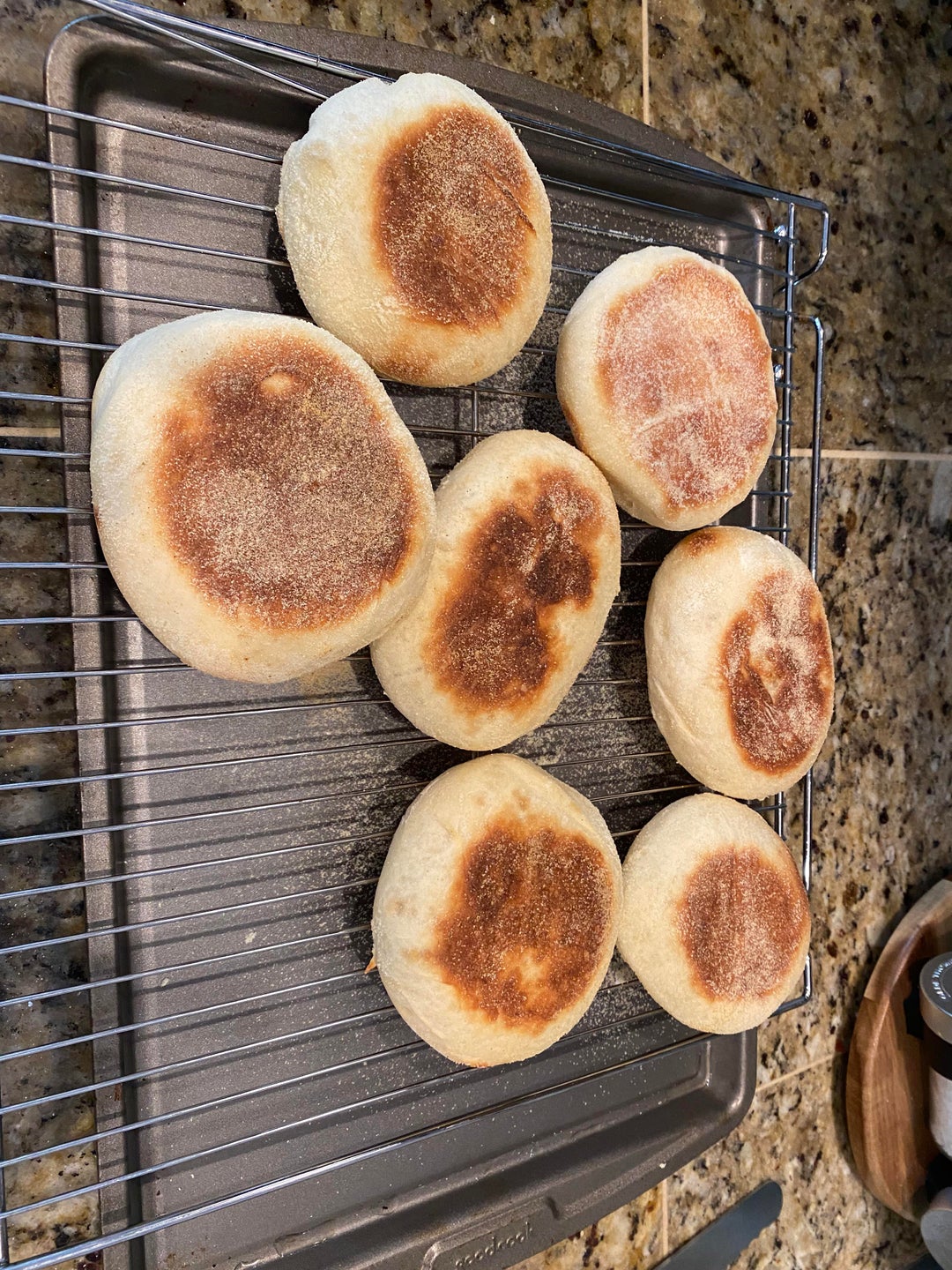 First time English muffins - Dining and Cooking