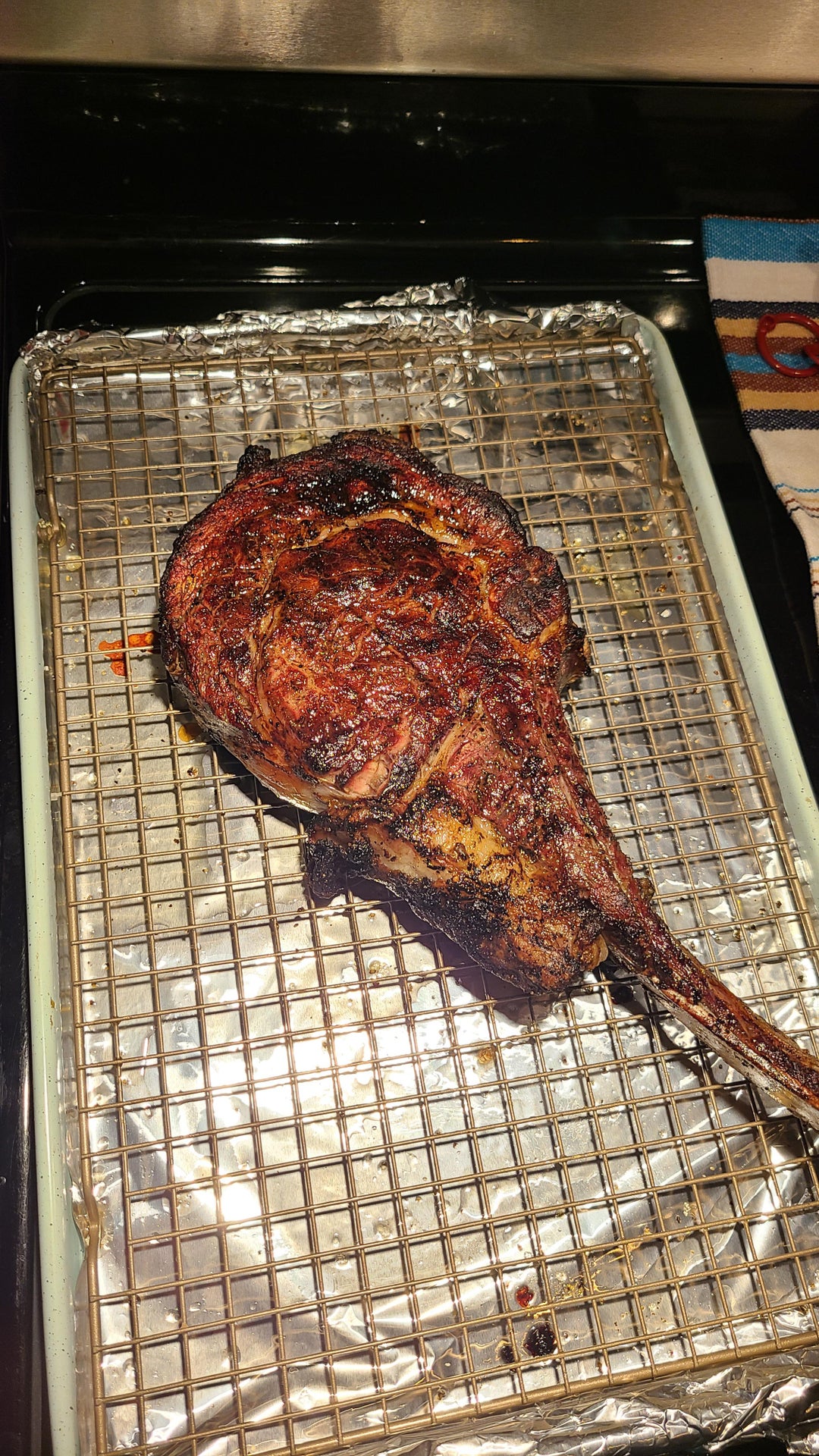 Would you eat this? Reverse seared on the old Bbq - Dining and Cooking