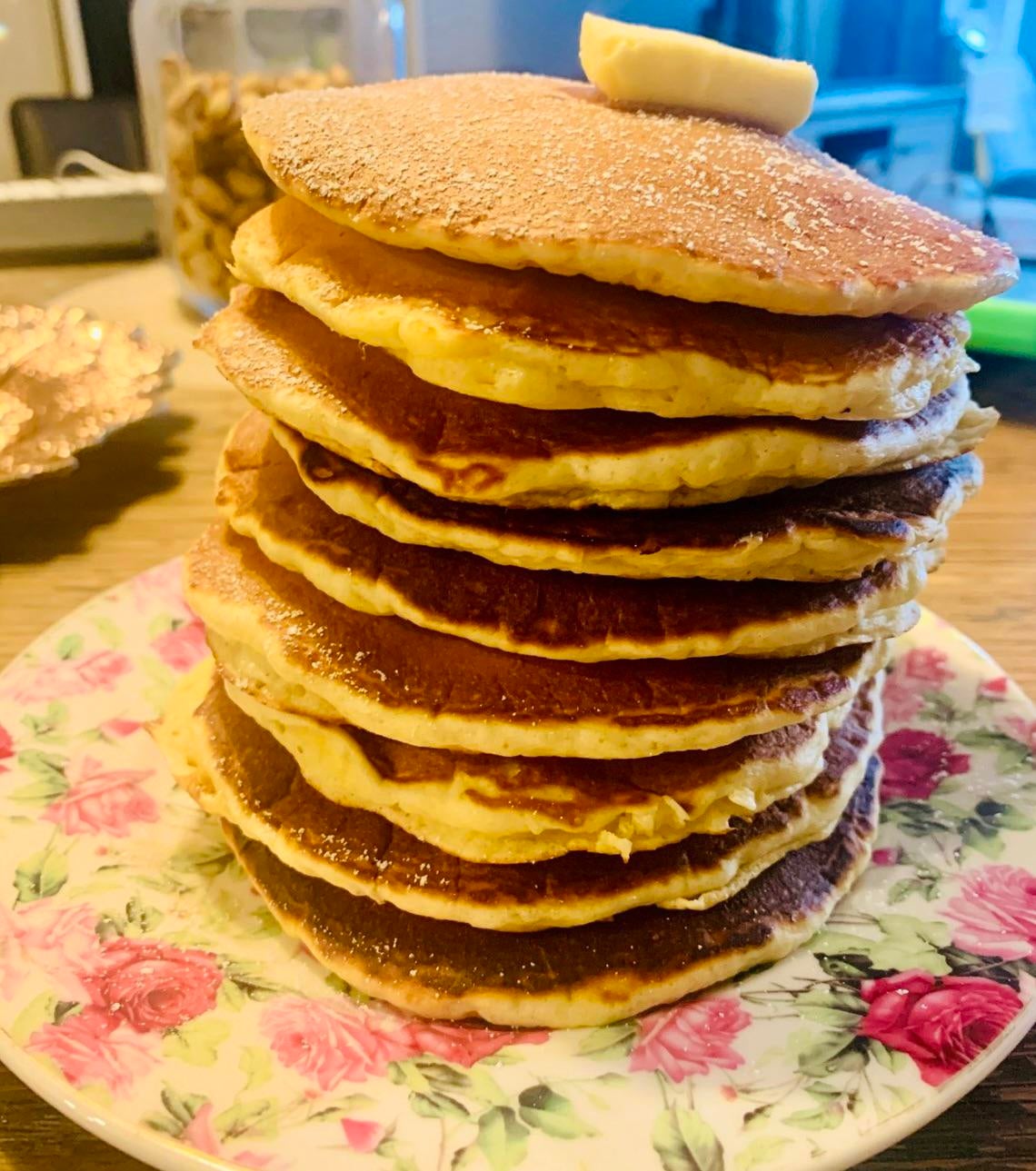 The leaning tower of pancakes. - Dining and Cooking