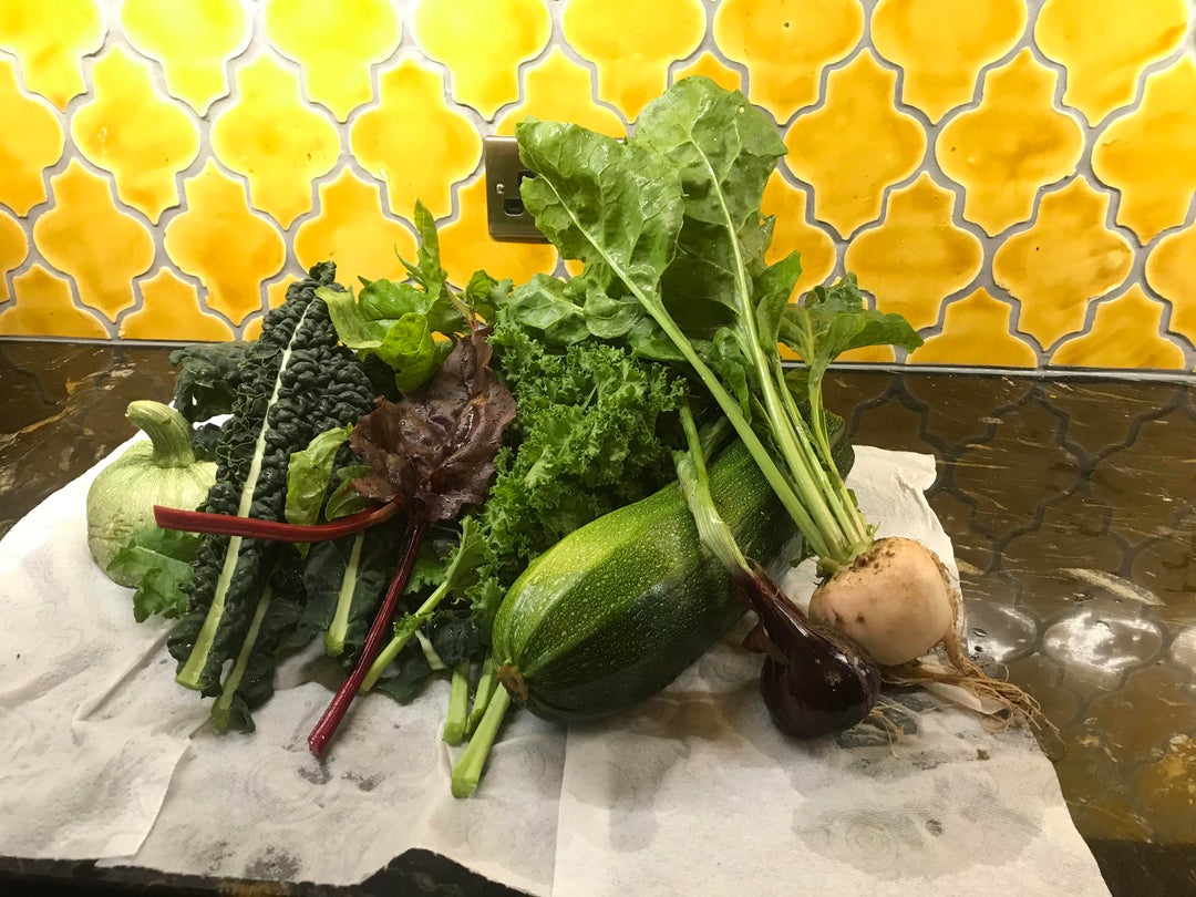 Some examples of the vegetable haul this year, I’m particularly happy ...