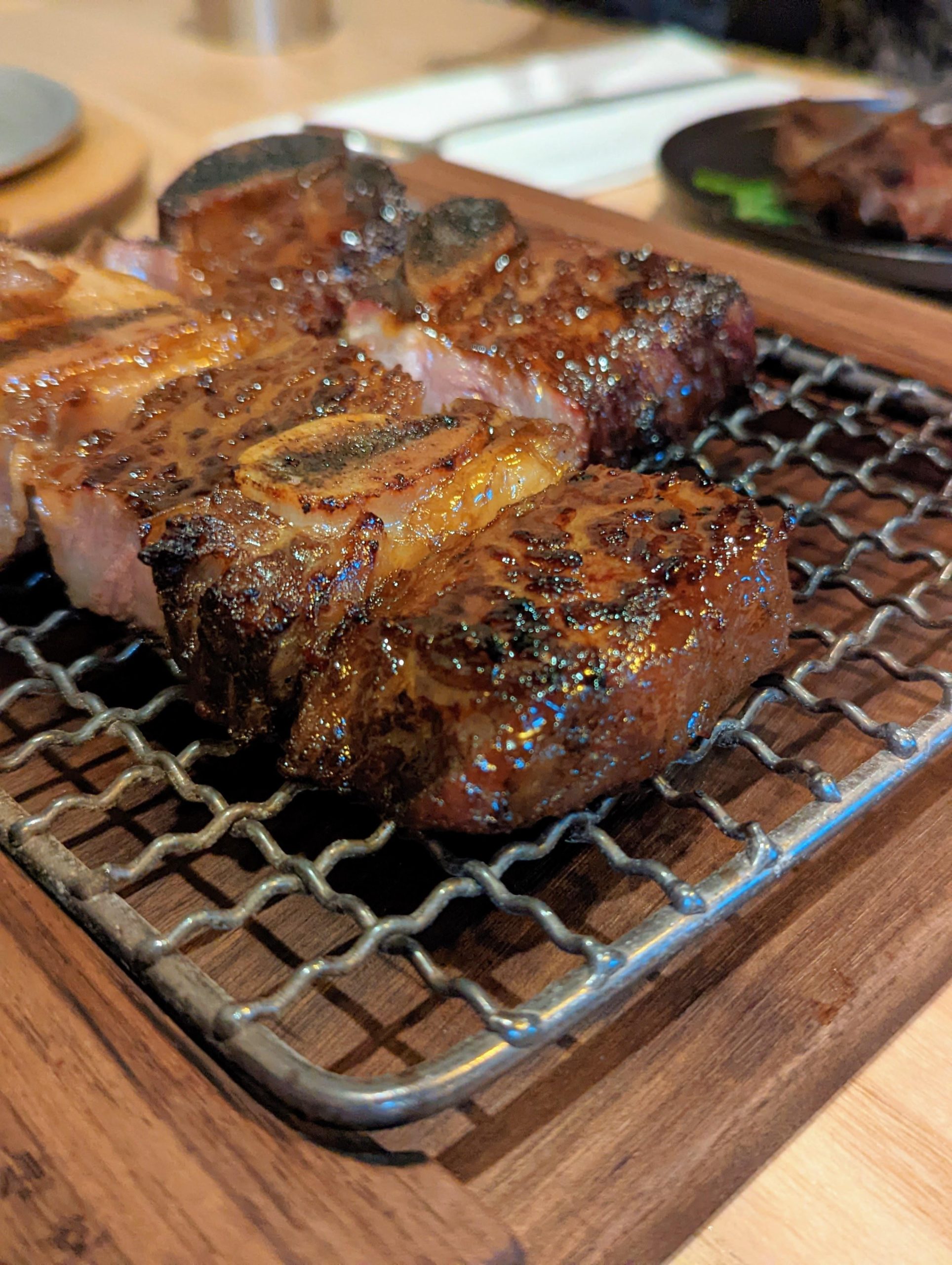 Double cut marinated short ribs from San Ho Won (San Francisco ...