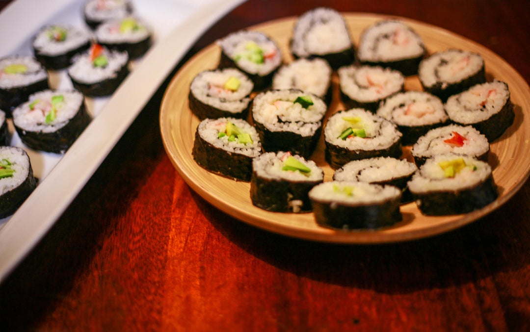 California roll and Krab sushi - Dining and Cooking California roll and Krab sushi - Dining and Cooking