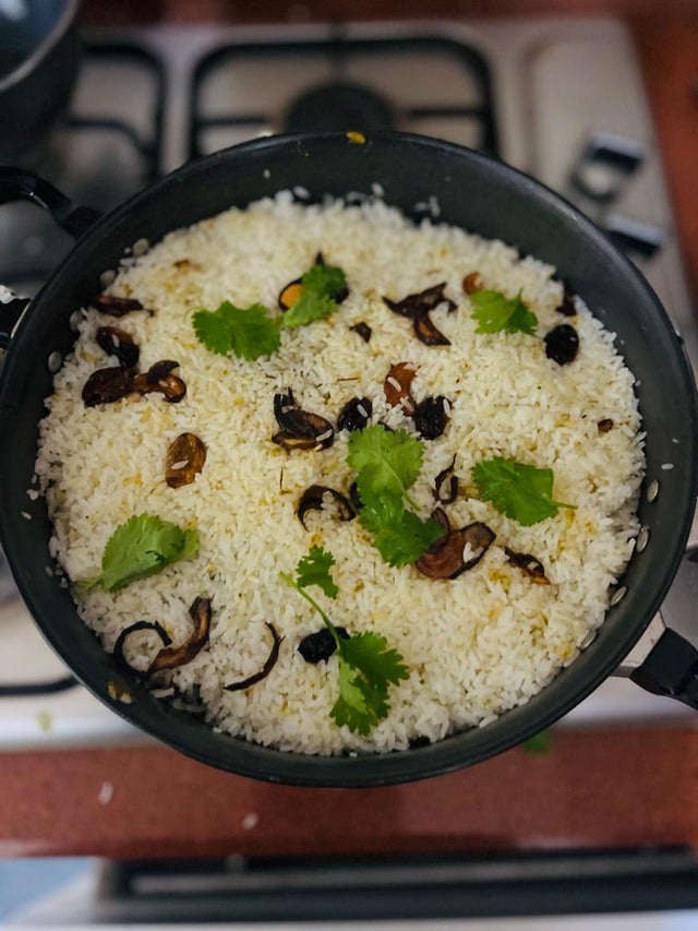 Mutton (Goat) Biryani - Dining and Cooking