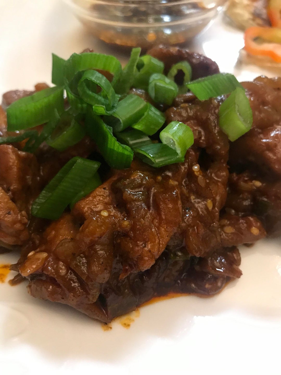 Some gaji jeon, hobak namul, and duru chigi - Dining and Cooking