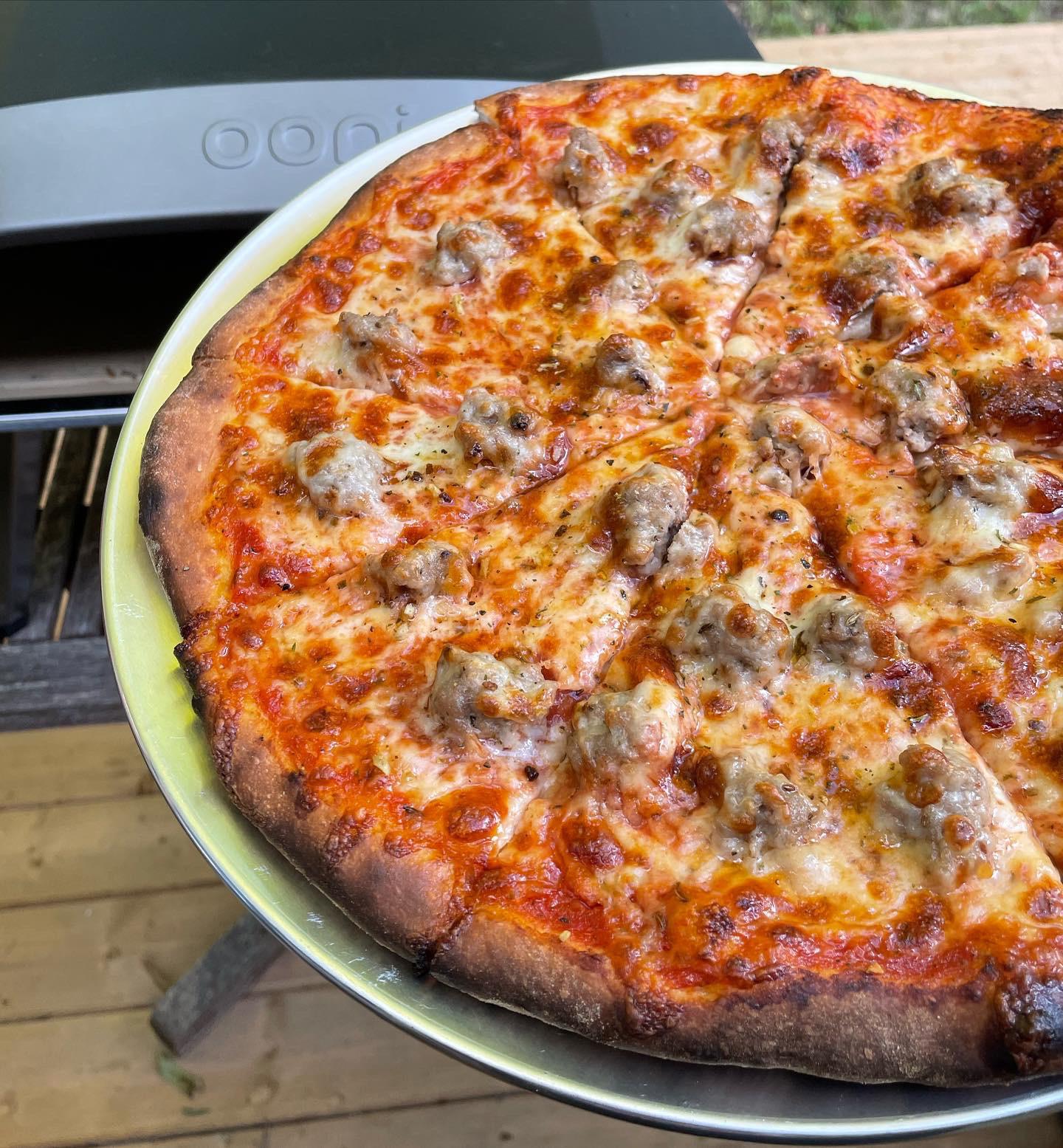 The recipe called this “Chicago style thin crust sausage pizza” all I ...