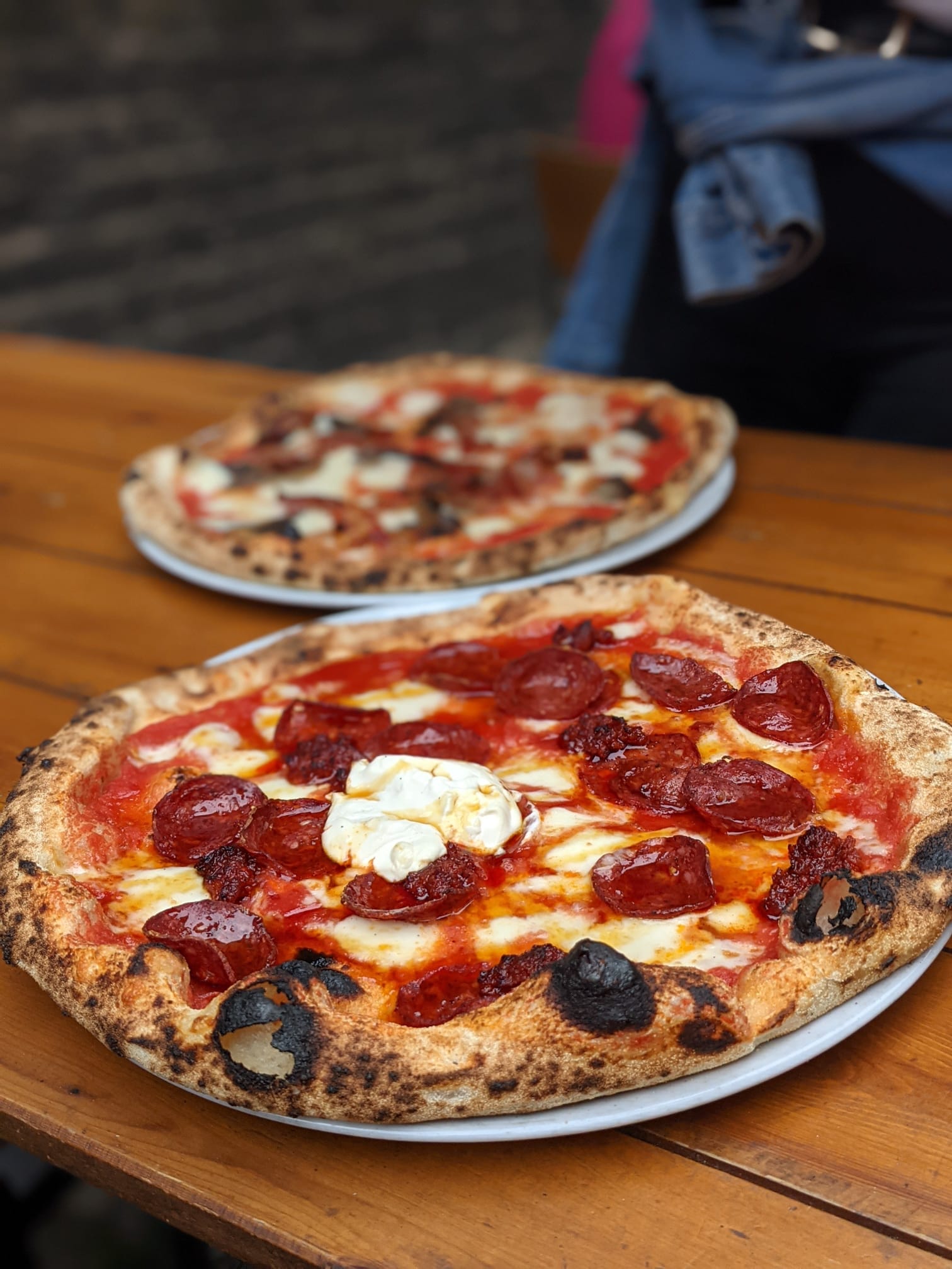 Pepperoni Pizza with Scotch Bonnet Chilli Honey, Nduja and Mascarpone ...