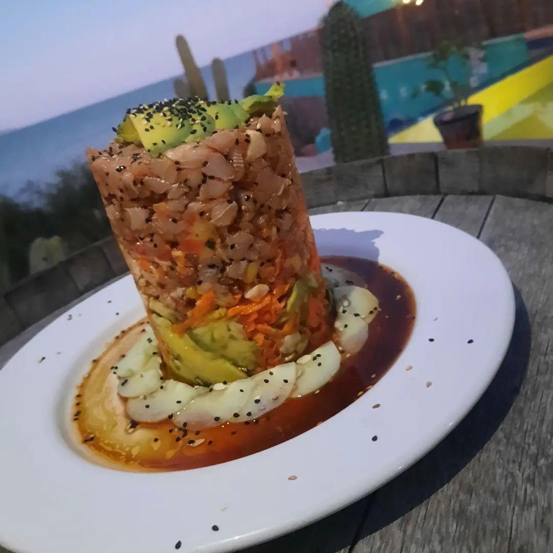 Sashimi tower from a fish we caught just 30 minutes prior! [OC ...