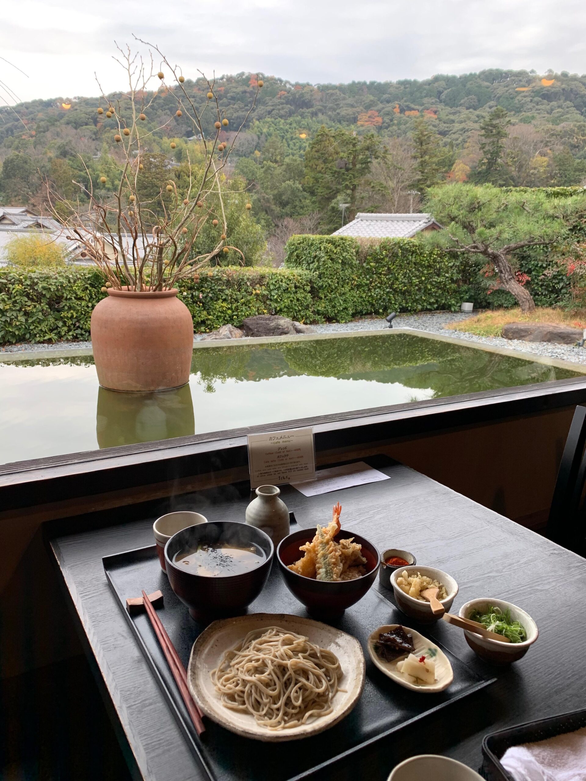 soba noodles with a view in kyoto - Dining and Cooking