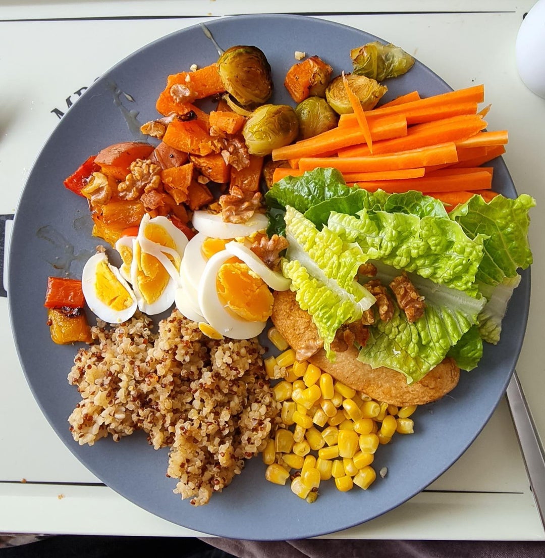 New favourite lunch. 362 Kcals for the whole thing. - Dining and Cooking