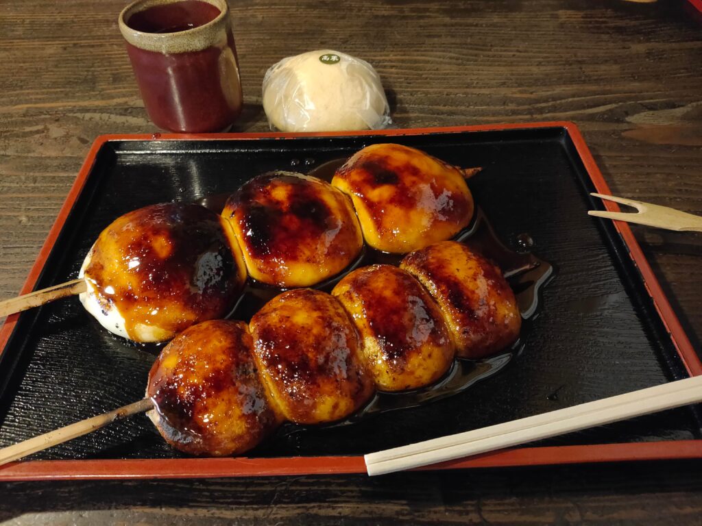 Specialty of Gunma, Yaki manjuu. - Dining and Cooking