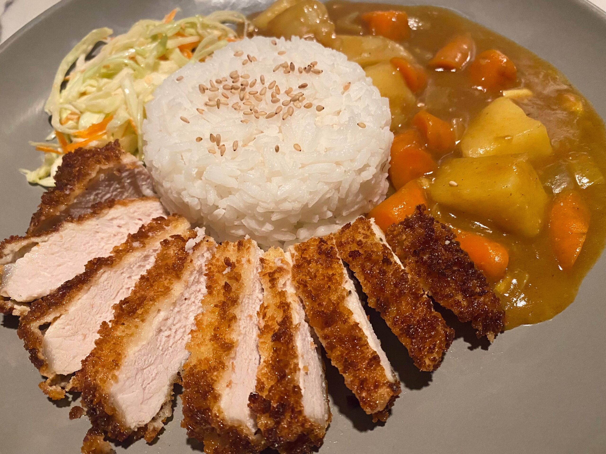 I made Japanese Tonkatsu curry. - Dining and Cooking