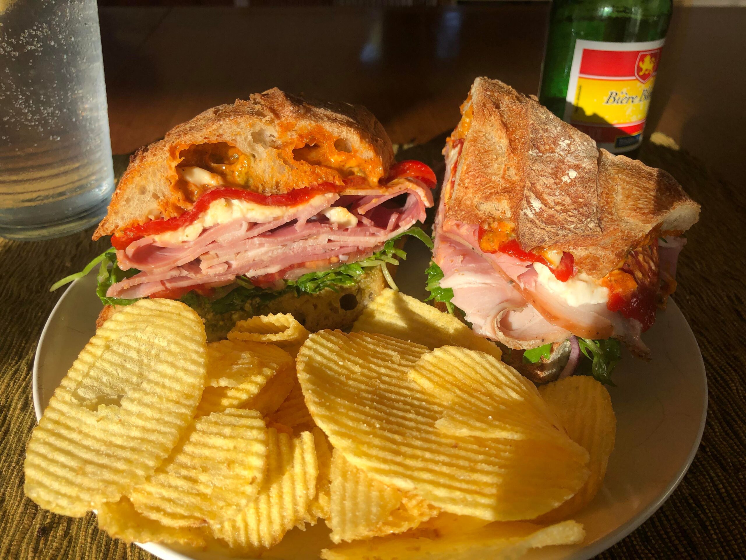 Herb-Roasted Ham Sammy (Ingredients in comments) - Dining and Cooking