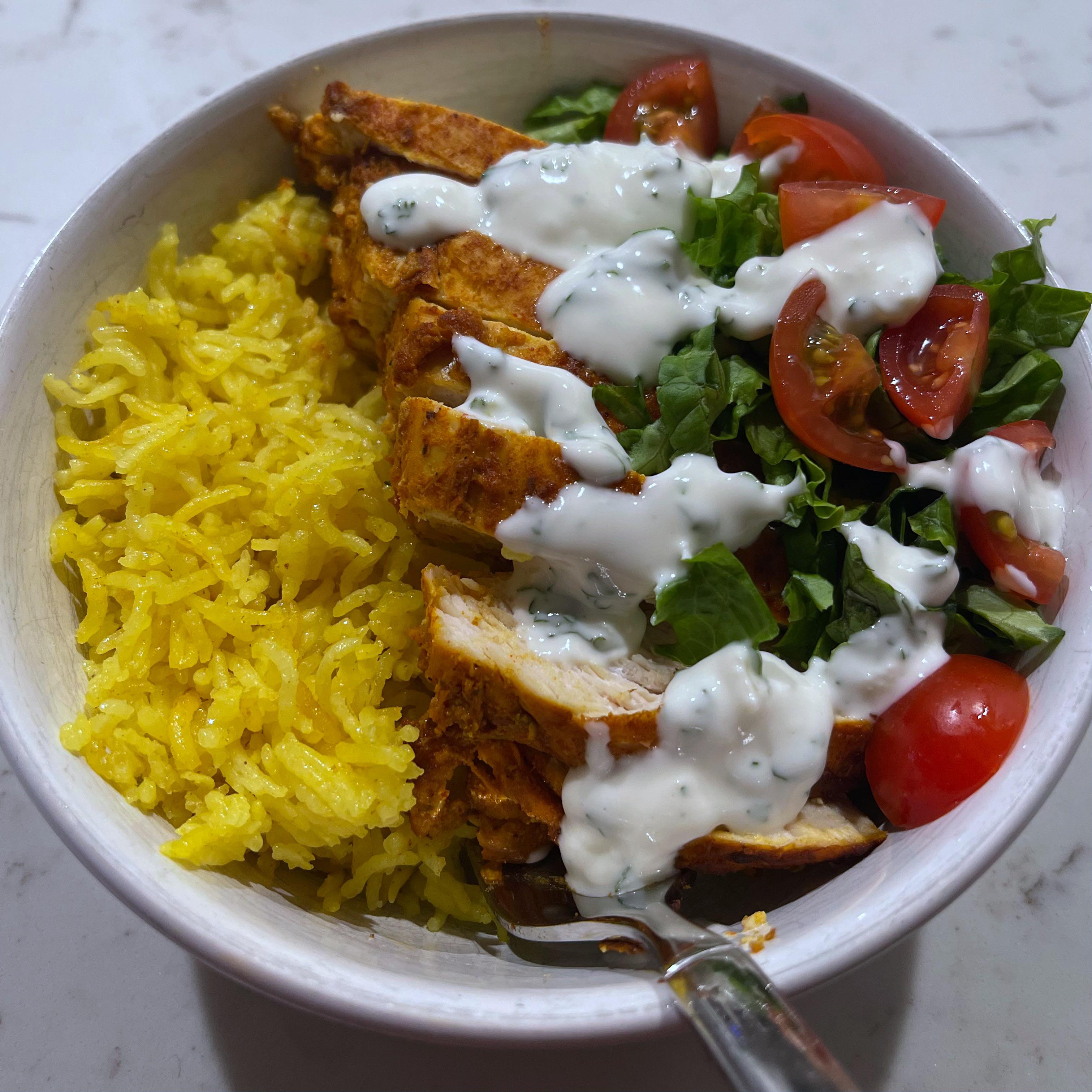 [Homemade] Shawarma Chicken & Rice Bowl - Dining and Cooking