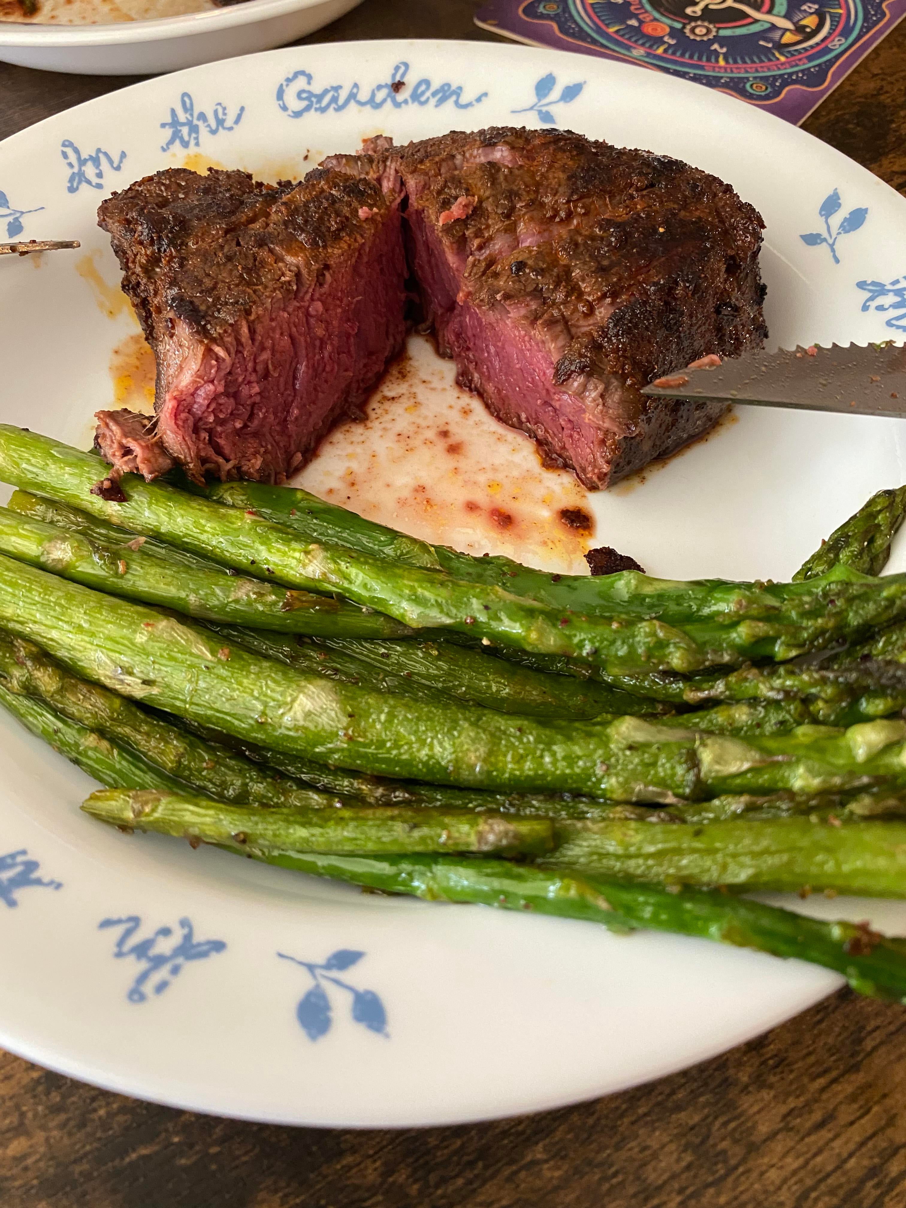 Reverse seared tenderloins for my girlfriend and I - Dining and Cooking