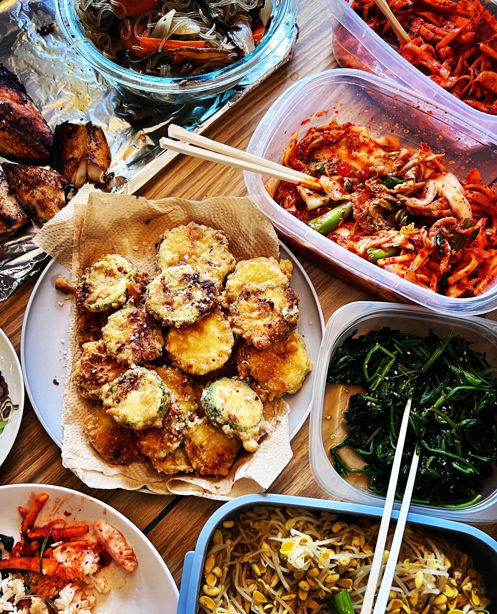 Korean feast w/ mother/sister in law & wifey - Dining and Cooking