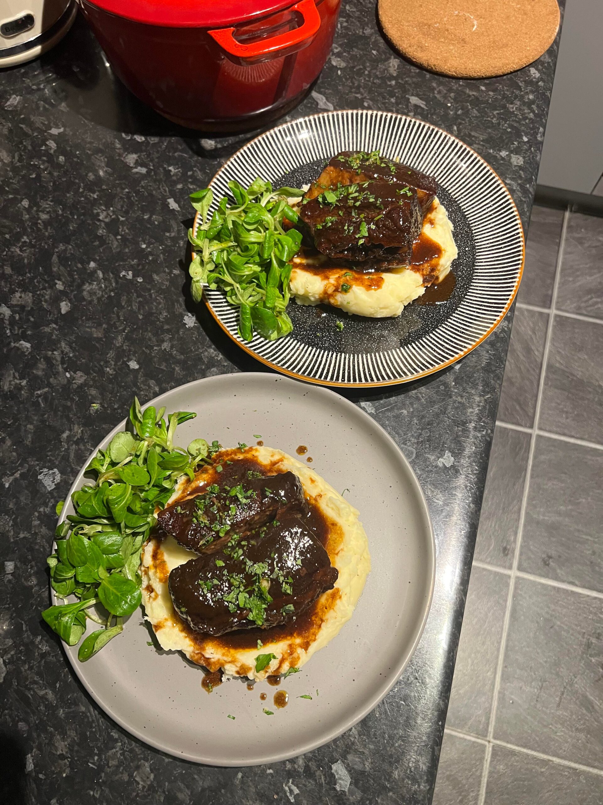 Red wine braised short rib. - Dining and Cooking