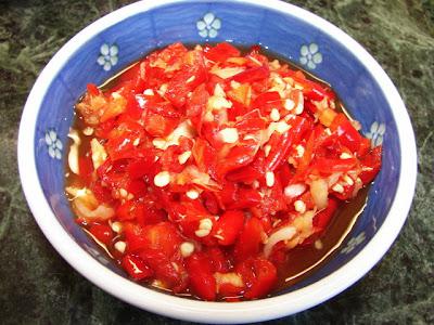 Pickled (fermented) chopped chilli - Dining and Cooking