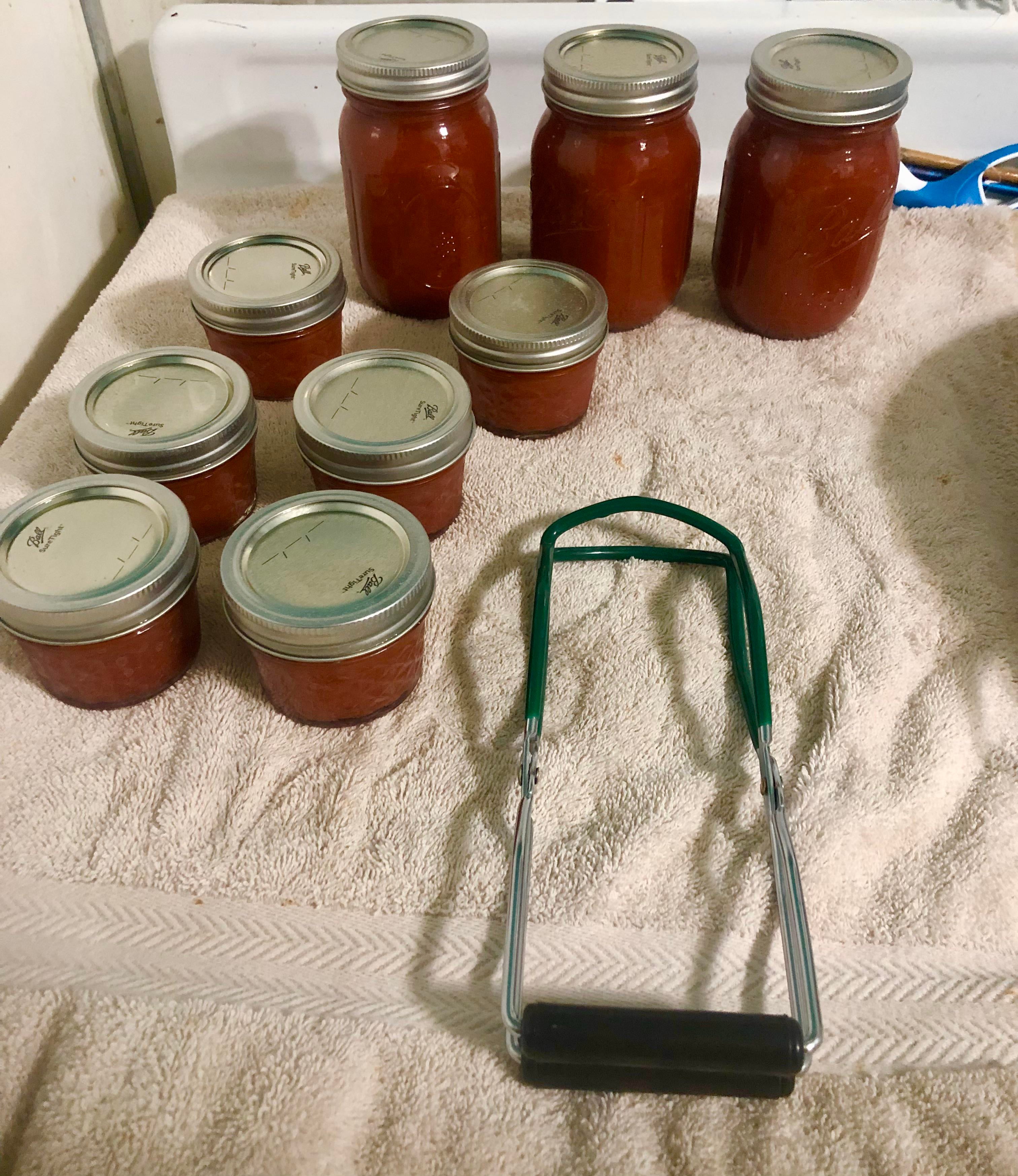 Made and canned tomato ketchup this weekend. - Dining and Cooking