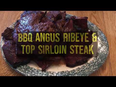 BBQ Angus Ribeye and Top Sirloin Steaks - Dining and Cooking