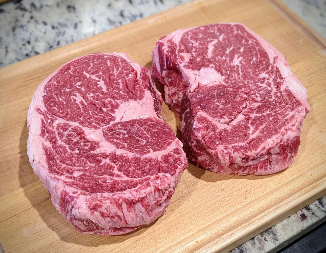 Prime Ribeye 131f for 4 hours, Chilled then Charcoal Finished - Dining ...