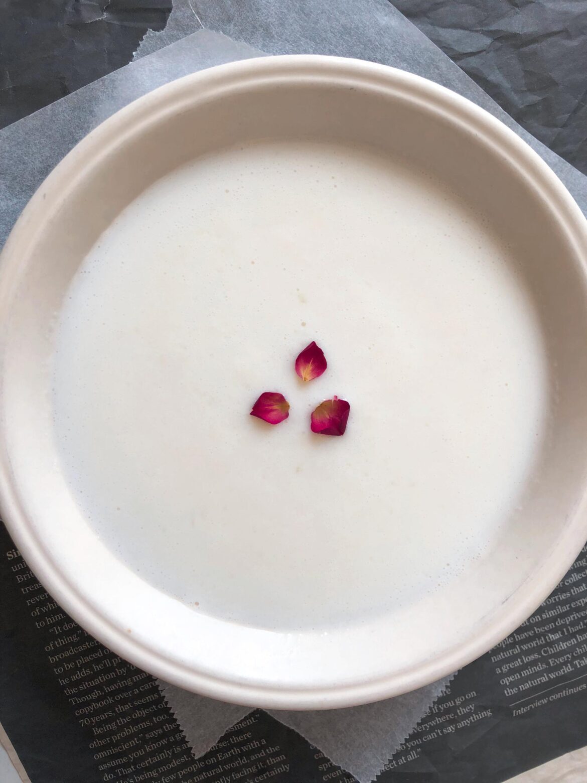 Tarak juk (Korean Milk Porridge)- made with glutinous rice, water, milk ...