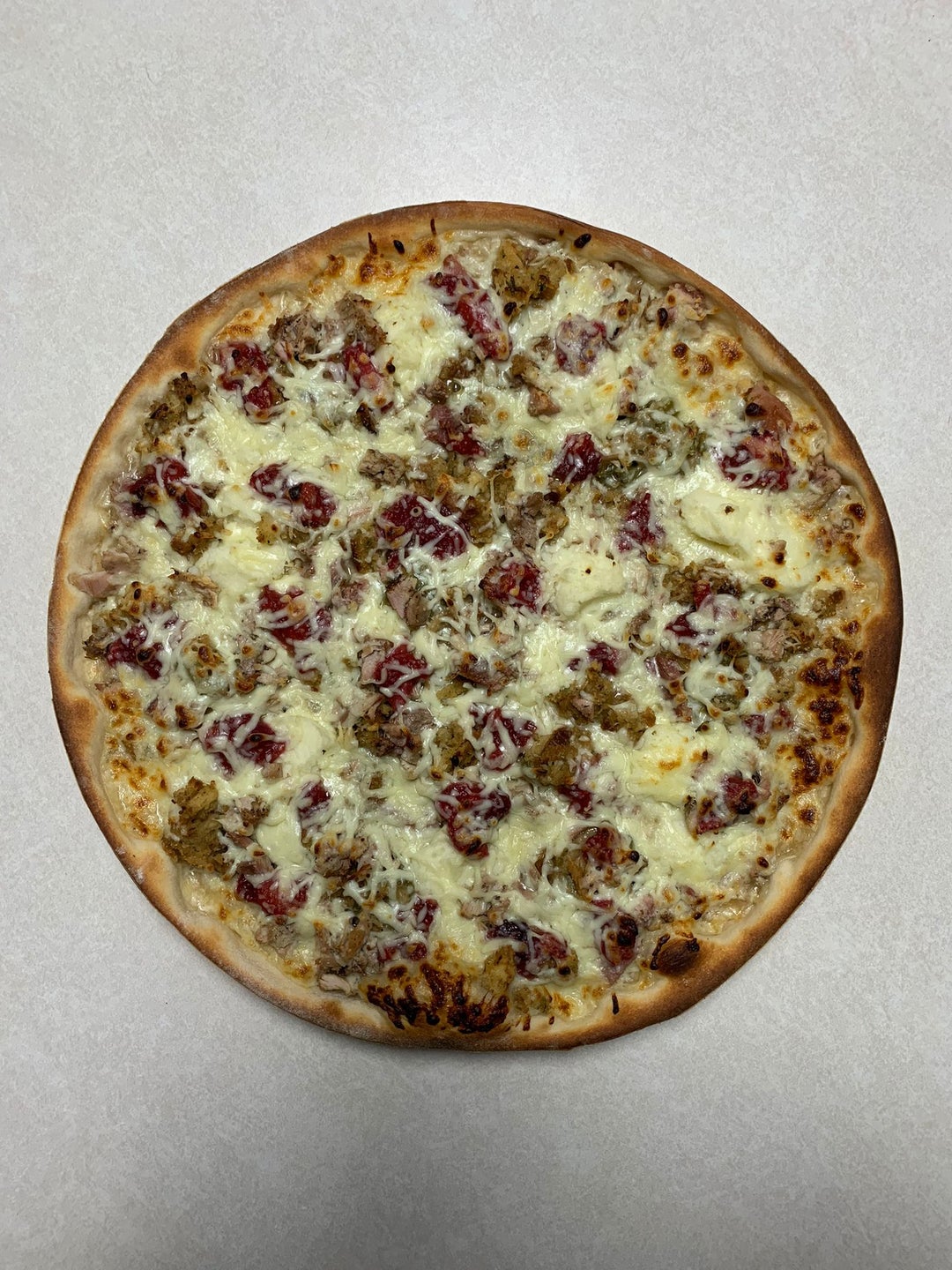 Thanksgiving leftover pizza - Dining and Cooking