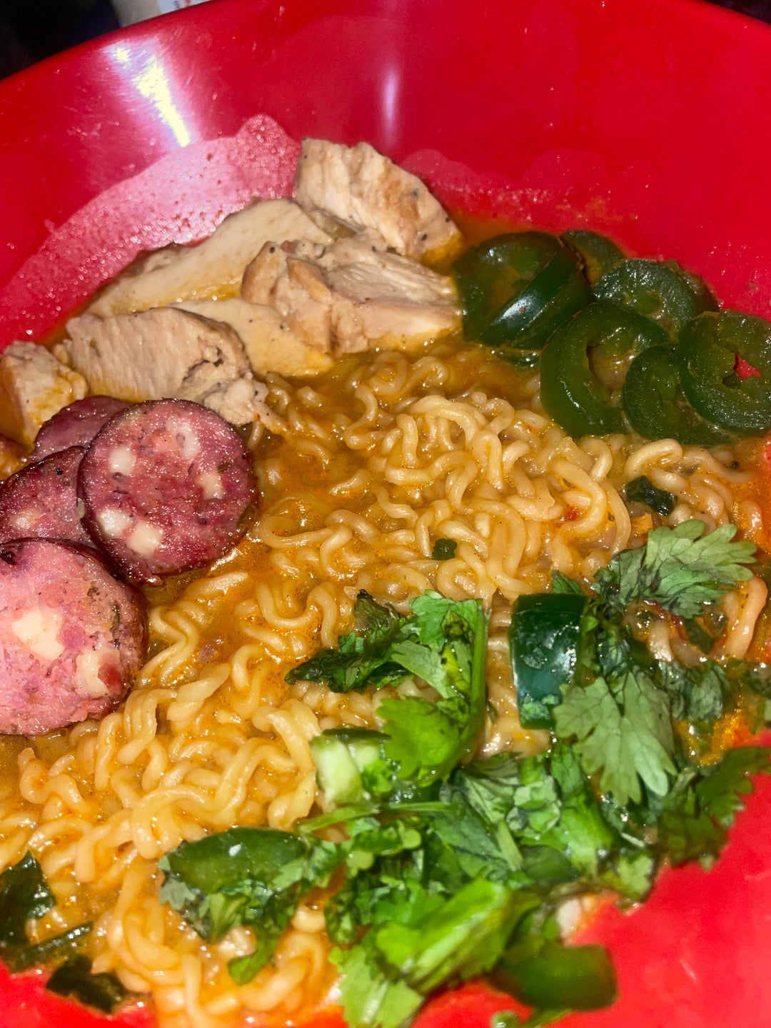 Shin ramen with things around my house - Dining and Cooking