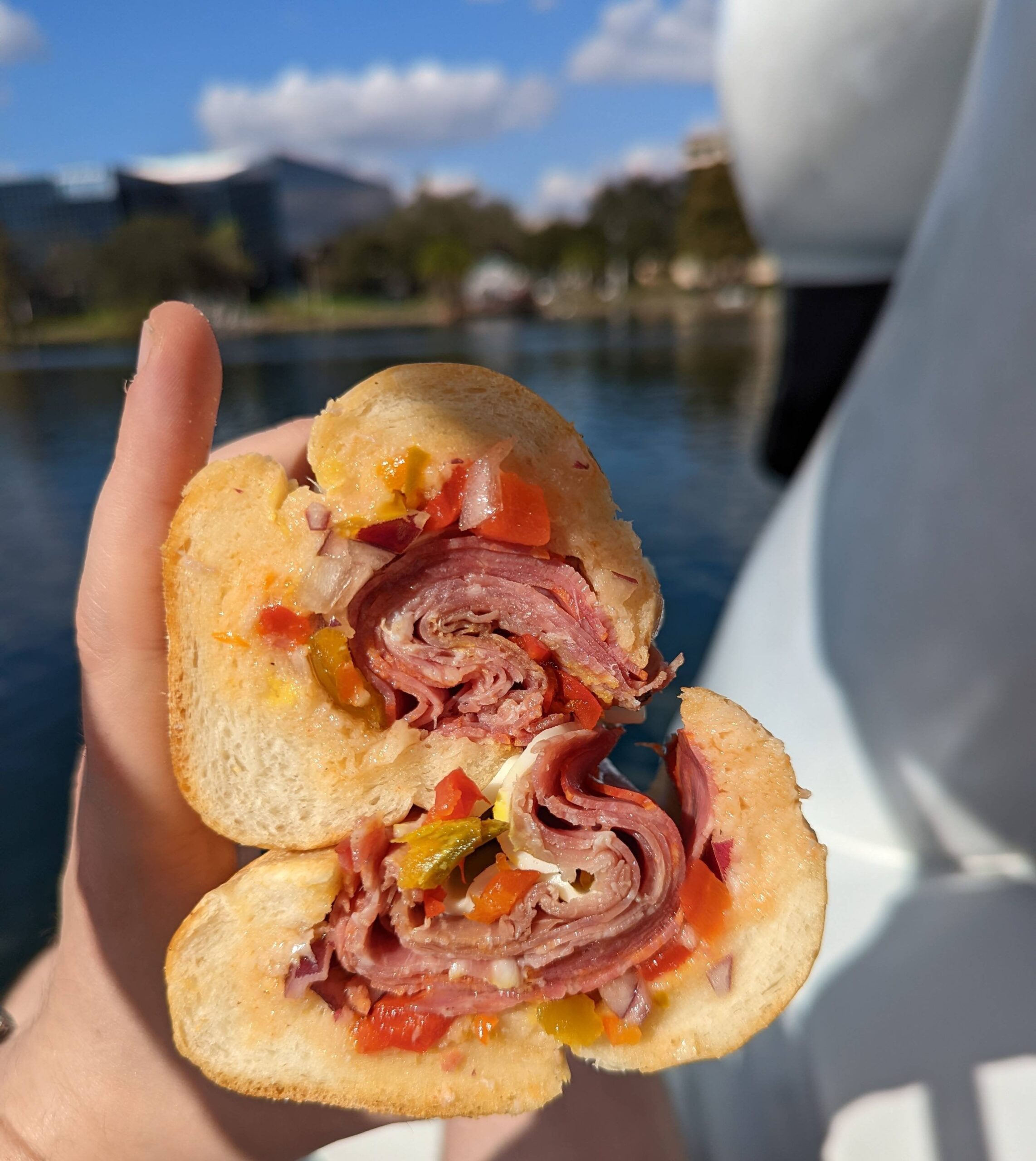 The Stasio, add Cherry Peppers, enjoyed on a Swan Boat. - Dining and ...