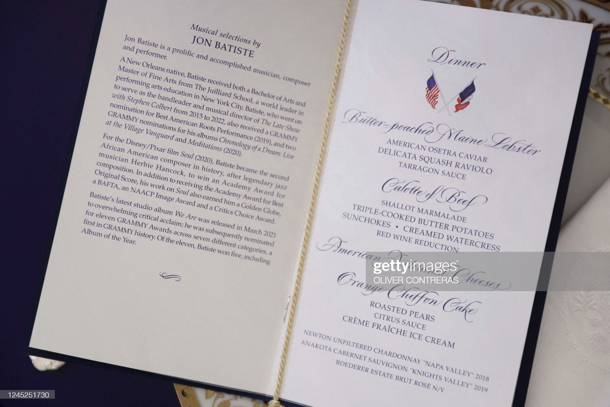 White House State Dinner Menu (And Wine) Today: - Dining and Cooking