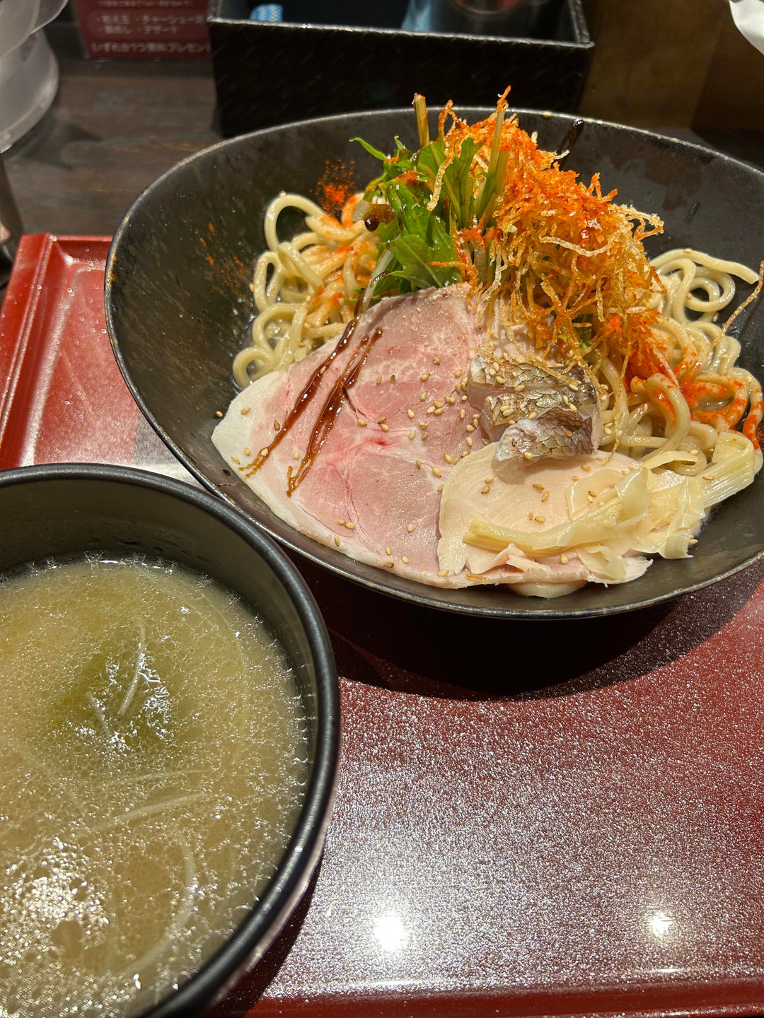 salmon ramen, sea bream tsukemen, cricket ramen, crawfish ramen ...