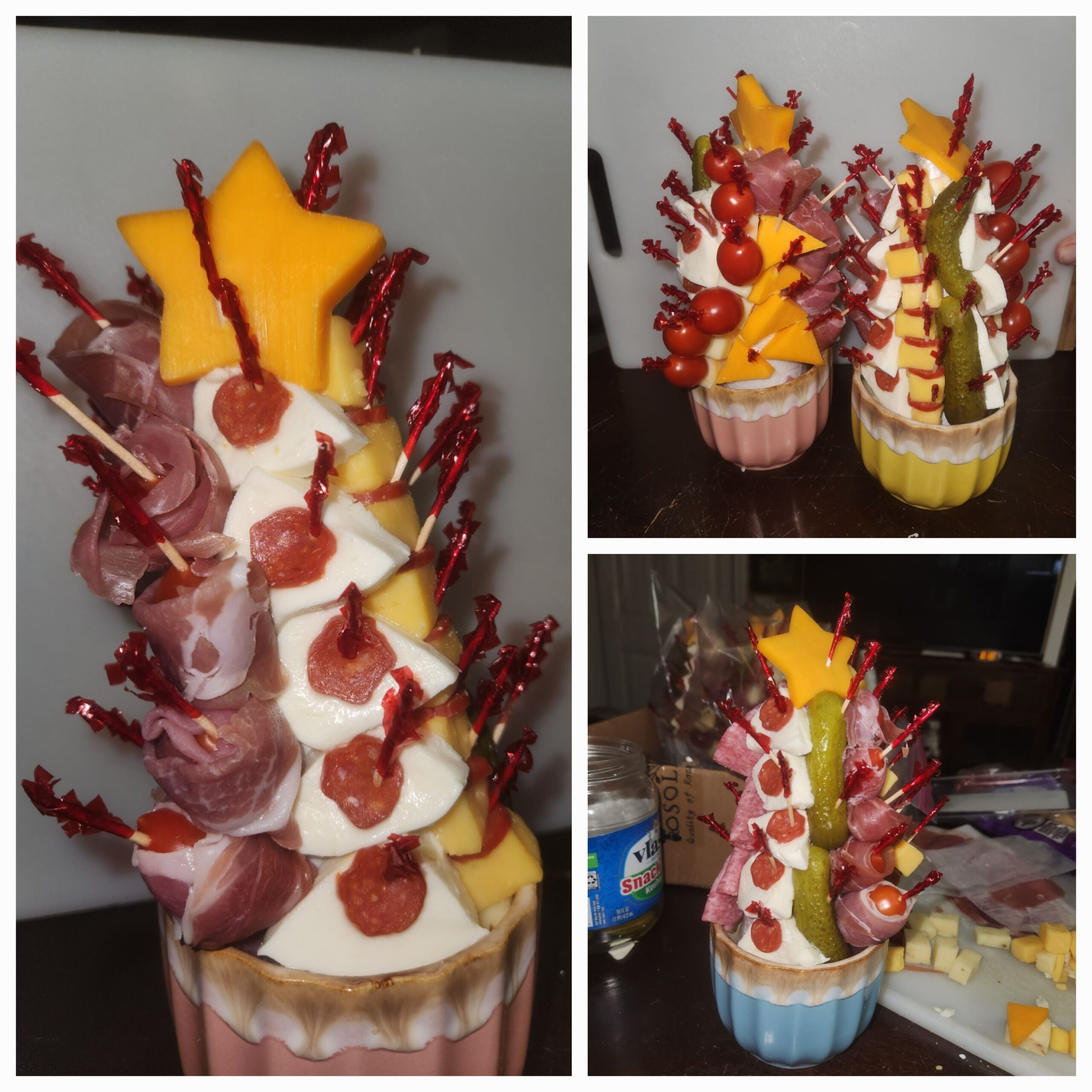 Mini Charcuterie Trees - Dining and Cooking
