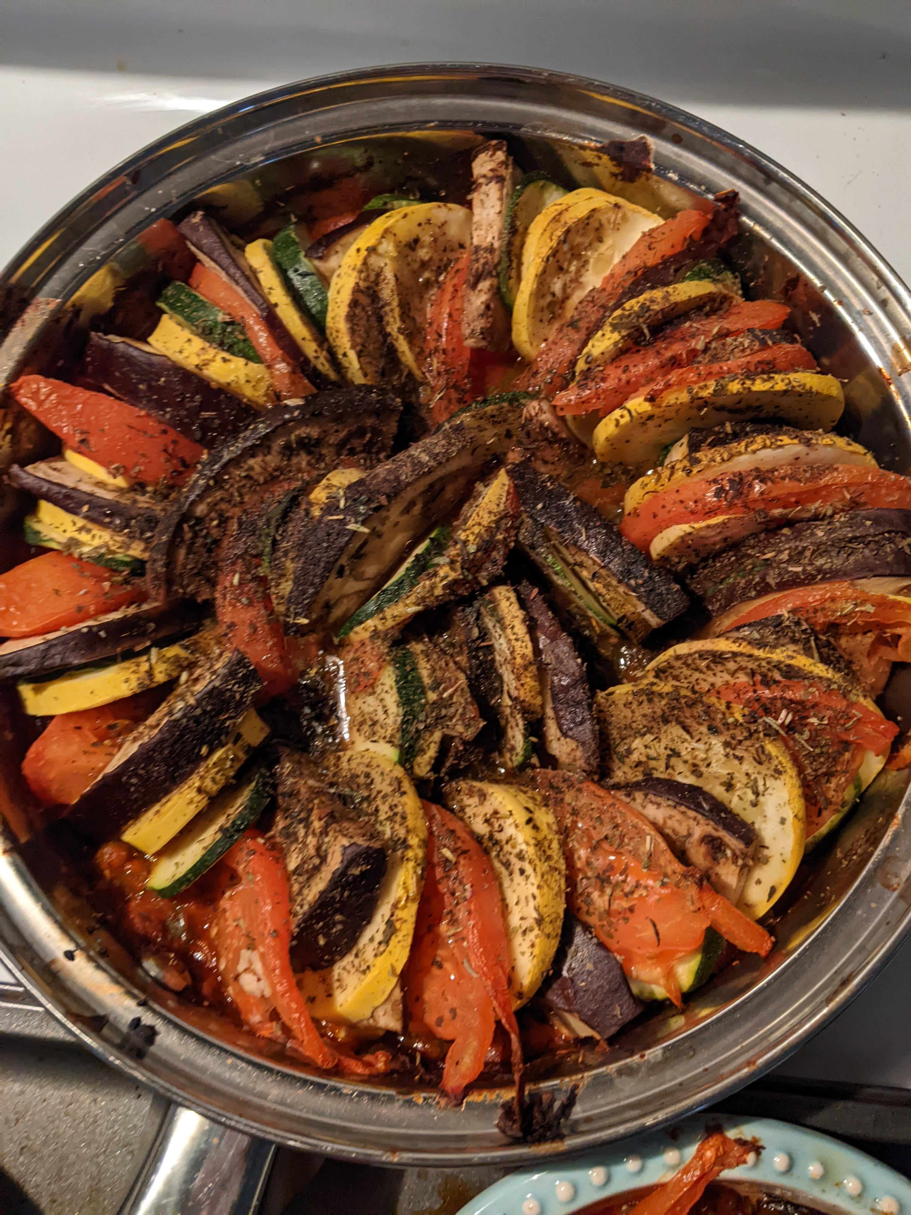 Ratatouille for the first time [OC] - Dining and Cooking