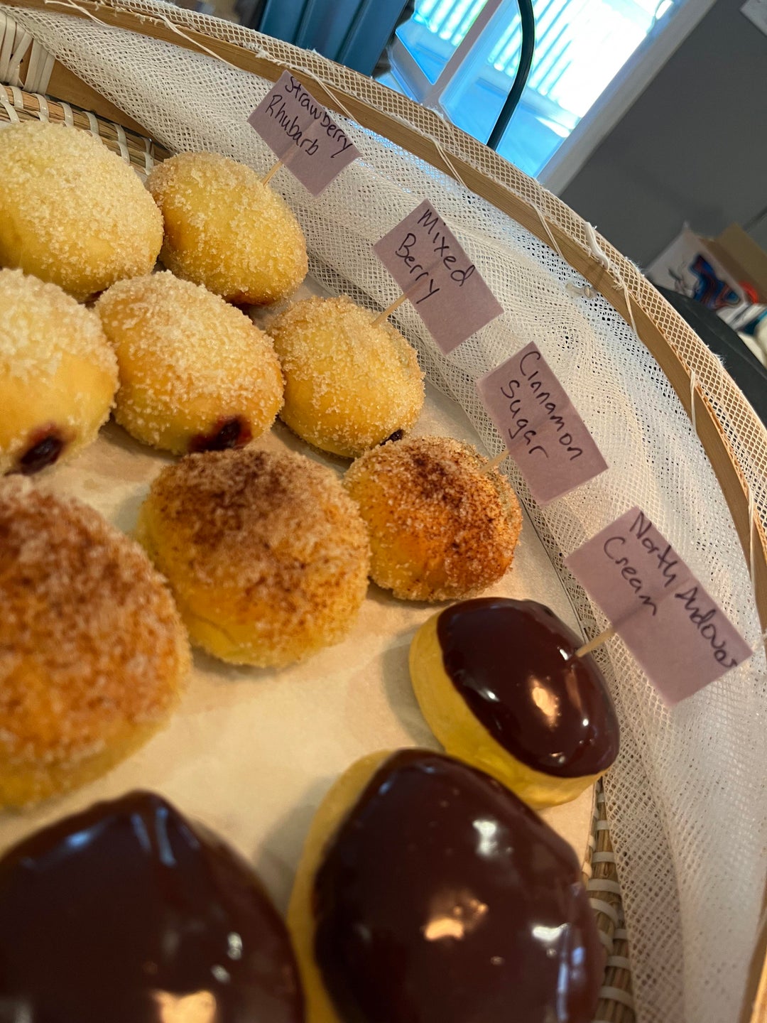 Homemade baked yeast donuts from scratch… - Dining and Cooking