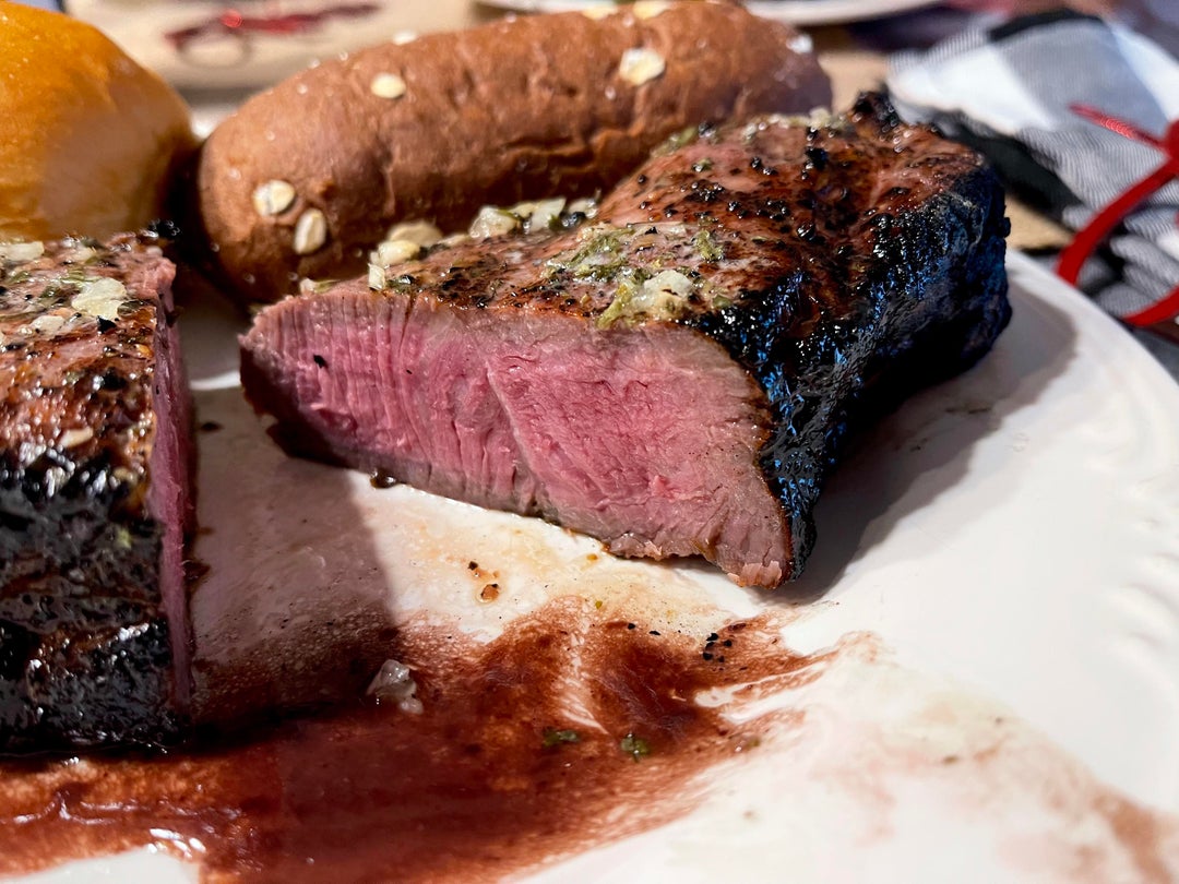 Christmas strip steaks - Dining and Cooking