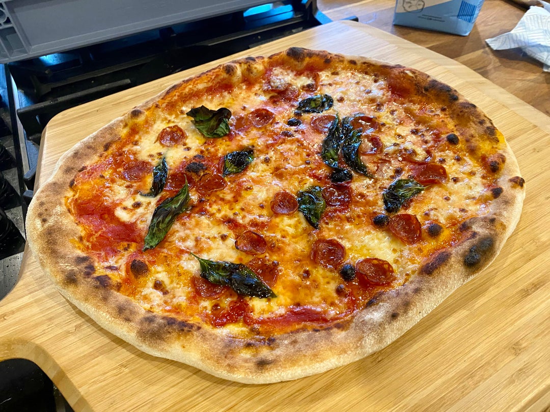Not my most aesthetic pizza but finally nailed my dough recipe! Silky ...