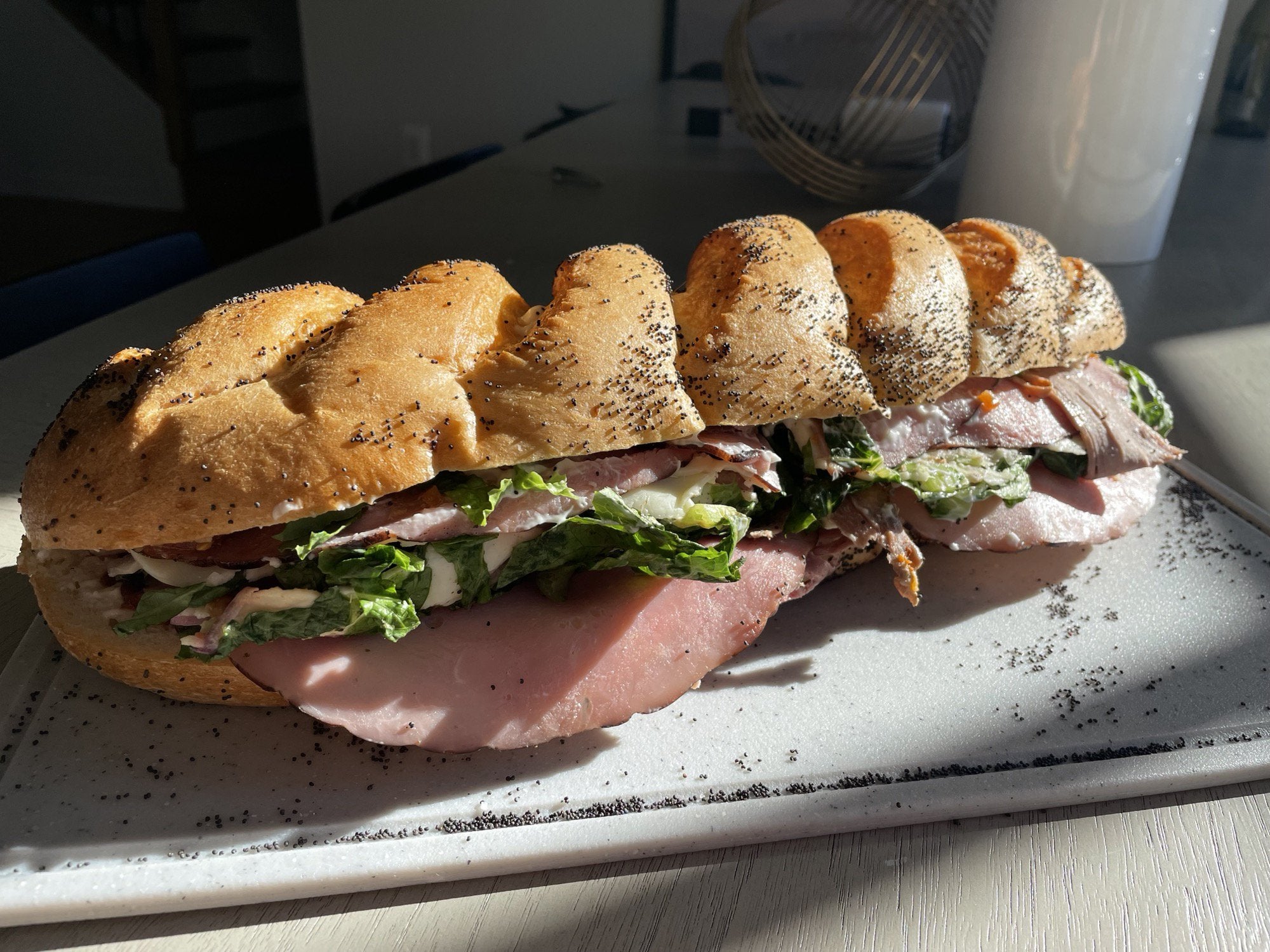 Here’s a ham,roast beef, and provolone I made - Dining and Cooking