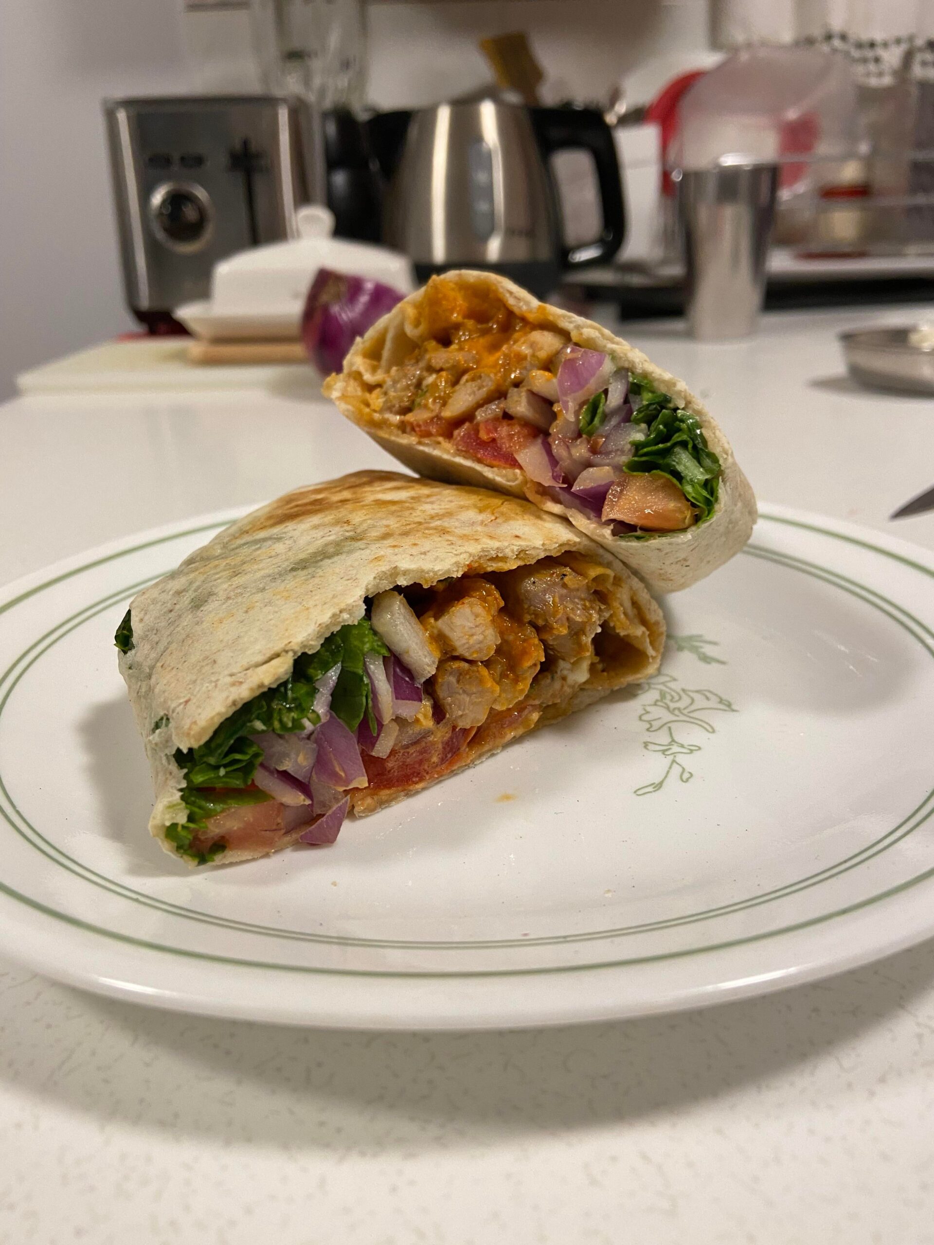 [Homemade] Chicken Shawarma Wrap - Dining and Cooking