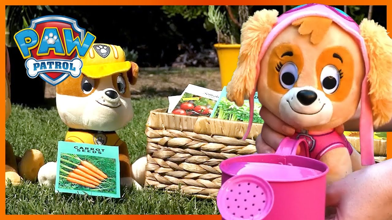 The Pups Plant a Fruit and Vegetable Garden | PAW Patrol | Toy Pretend Play Rescue for Kids ...